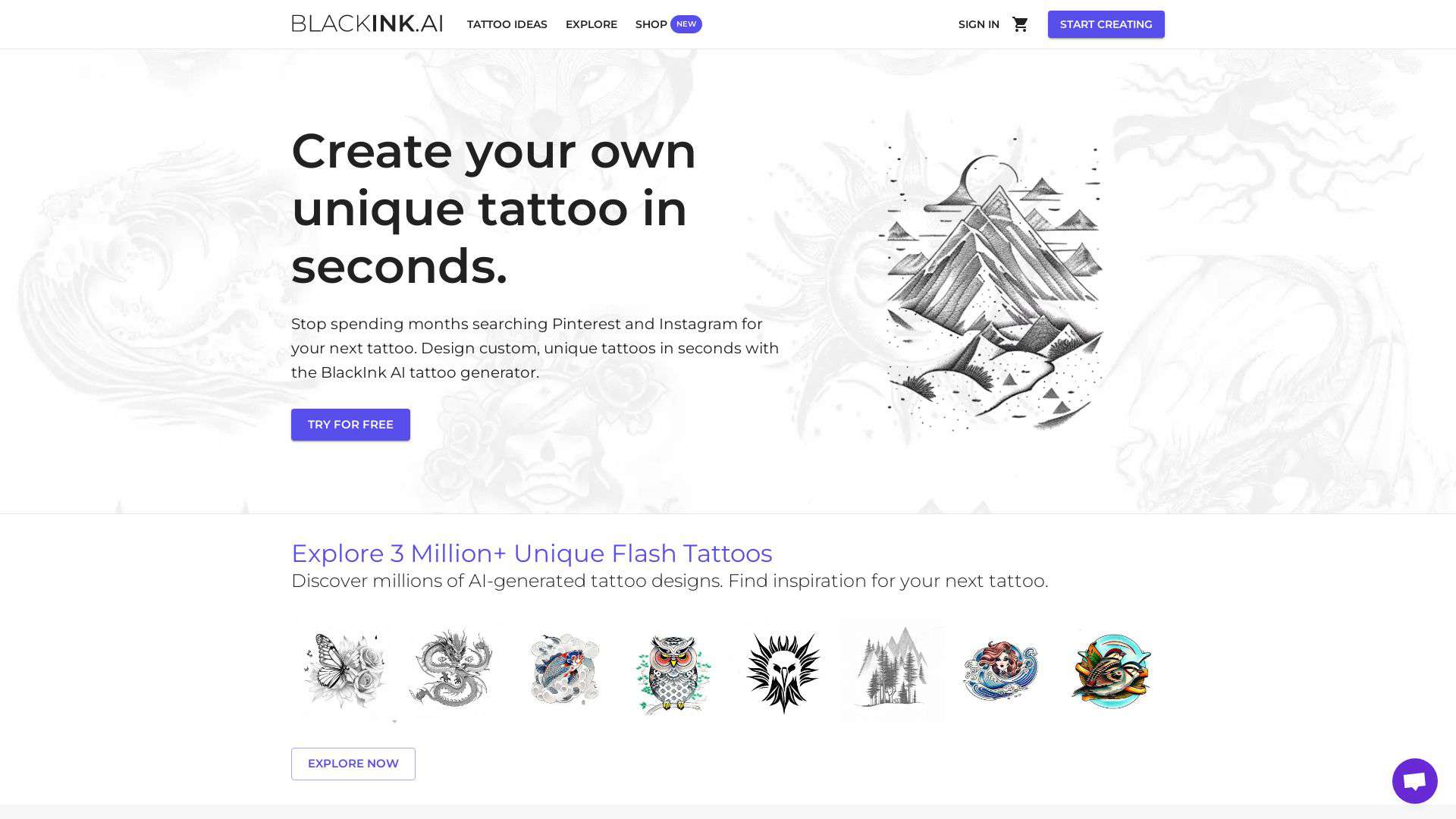 BlackInk | Transform Your Tattoo Design Experience Today | Futureen