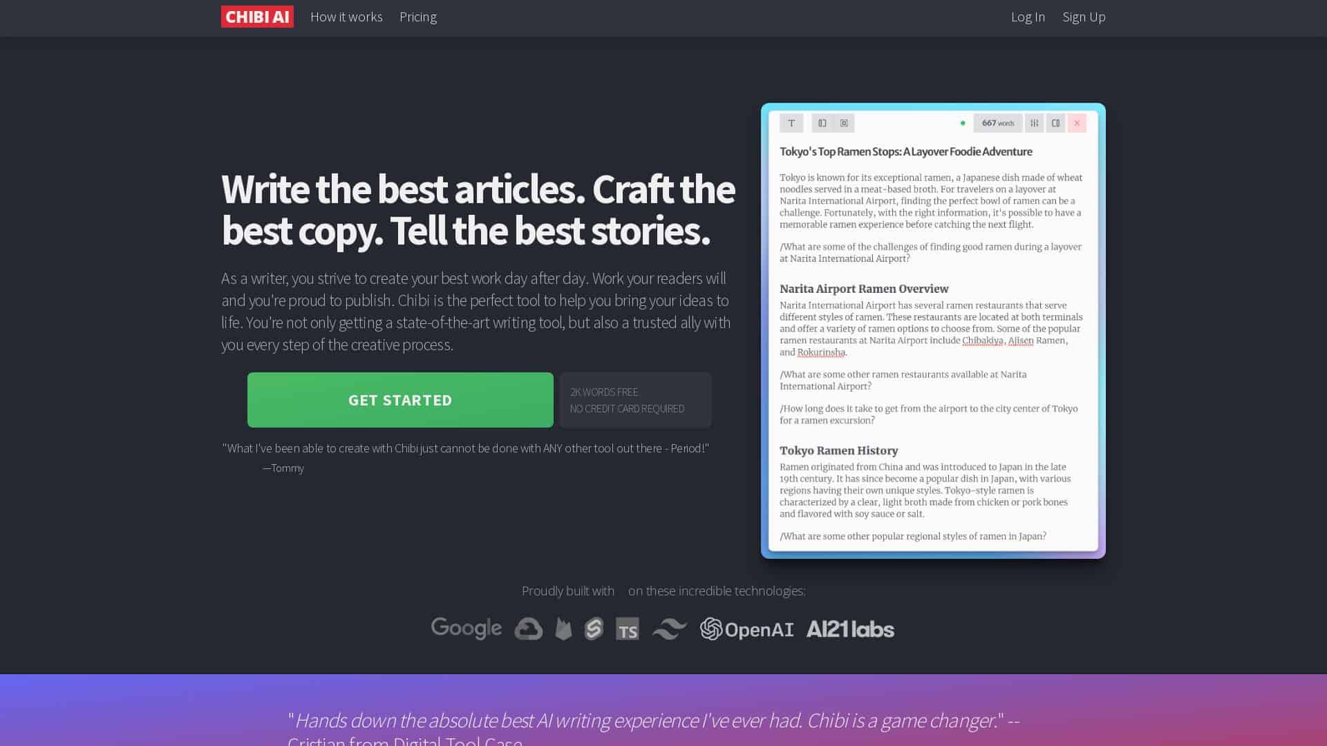 Chibi AI | Transform Your Content Creation Process | Futureen