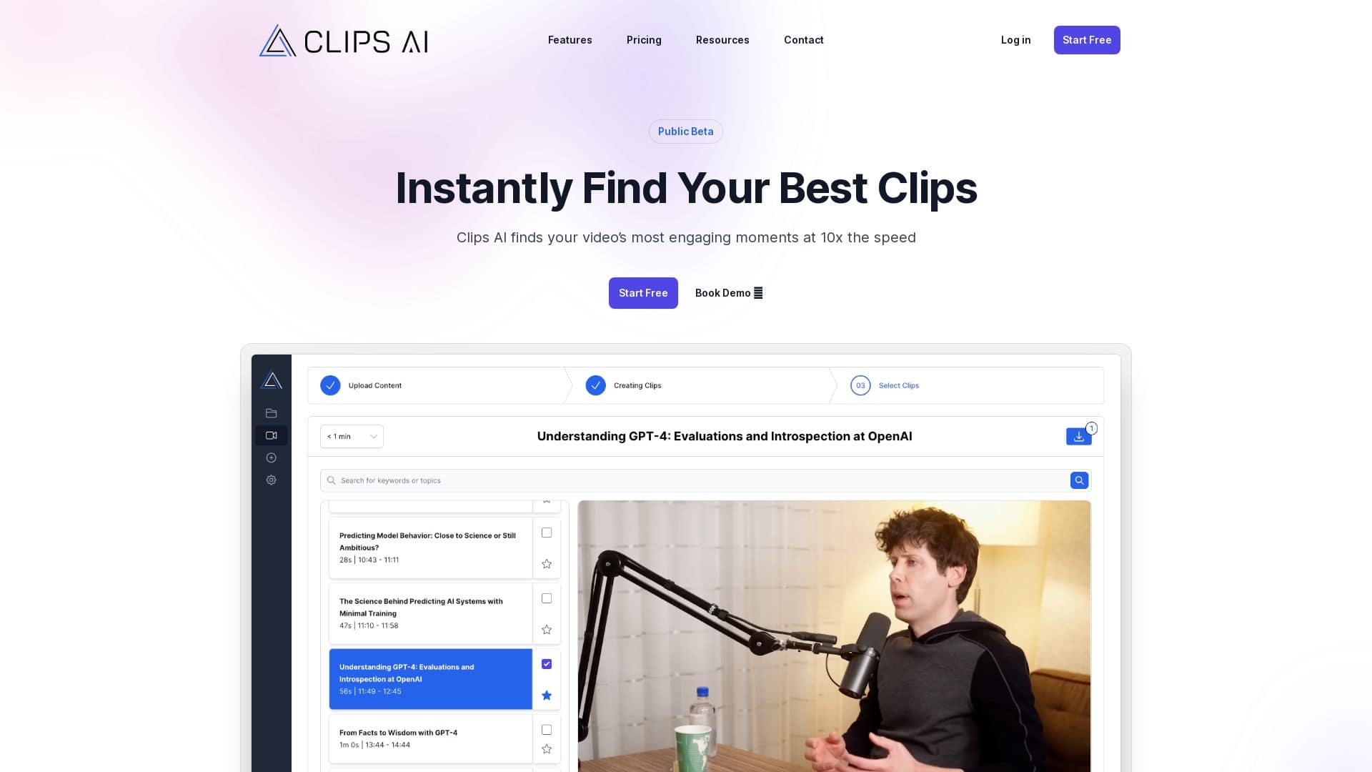 Clips AI | Changing Long Videos into Engaging Clips | Futureen