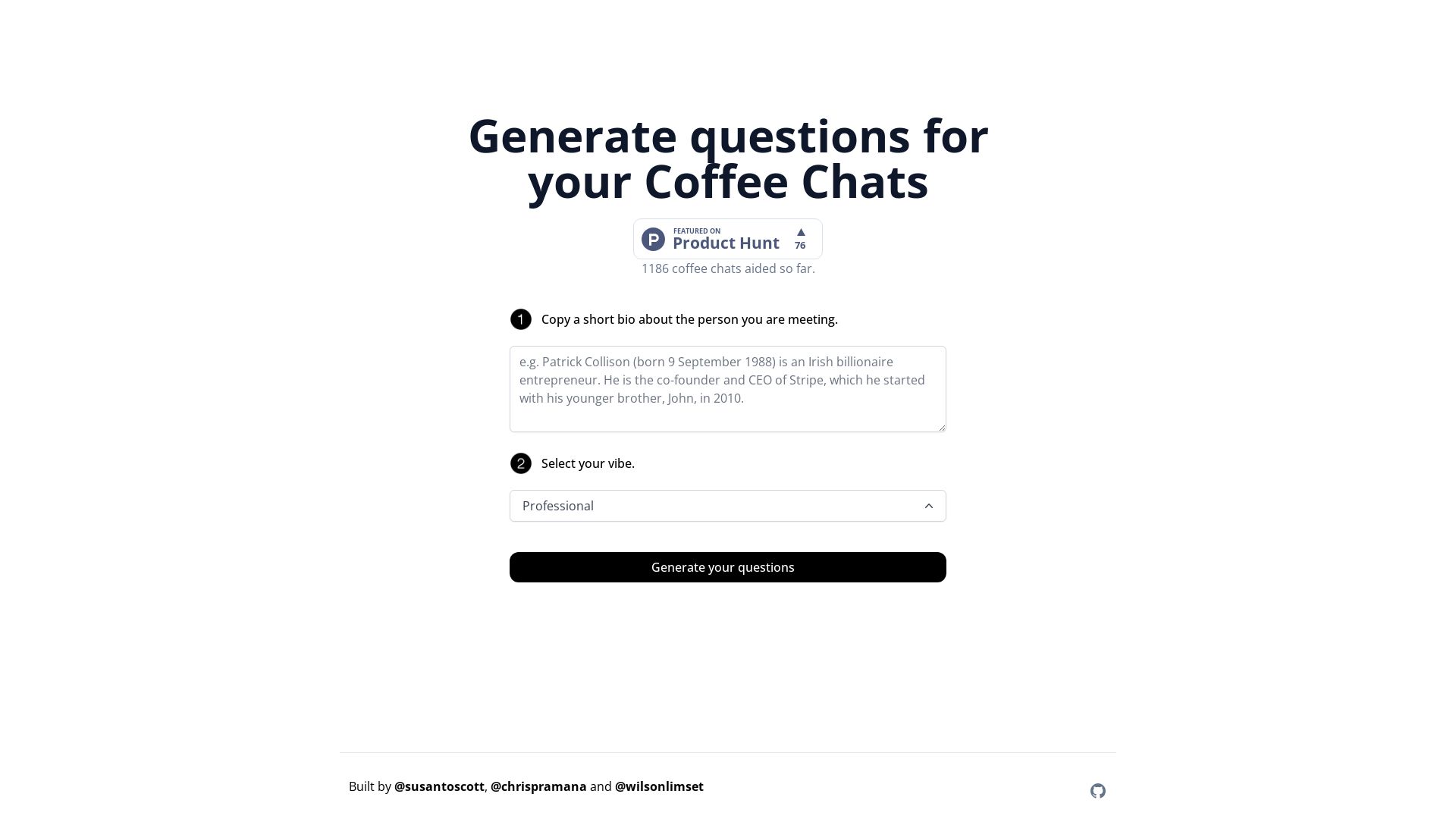 CoffeeChat AI | Enhance Your Virtual Coffee Chats | Futureen