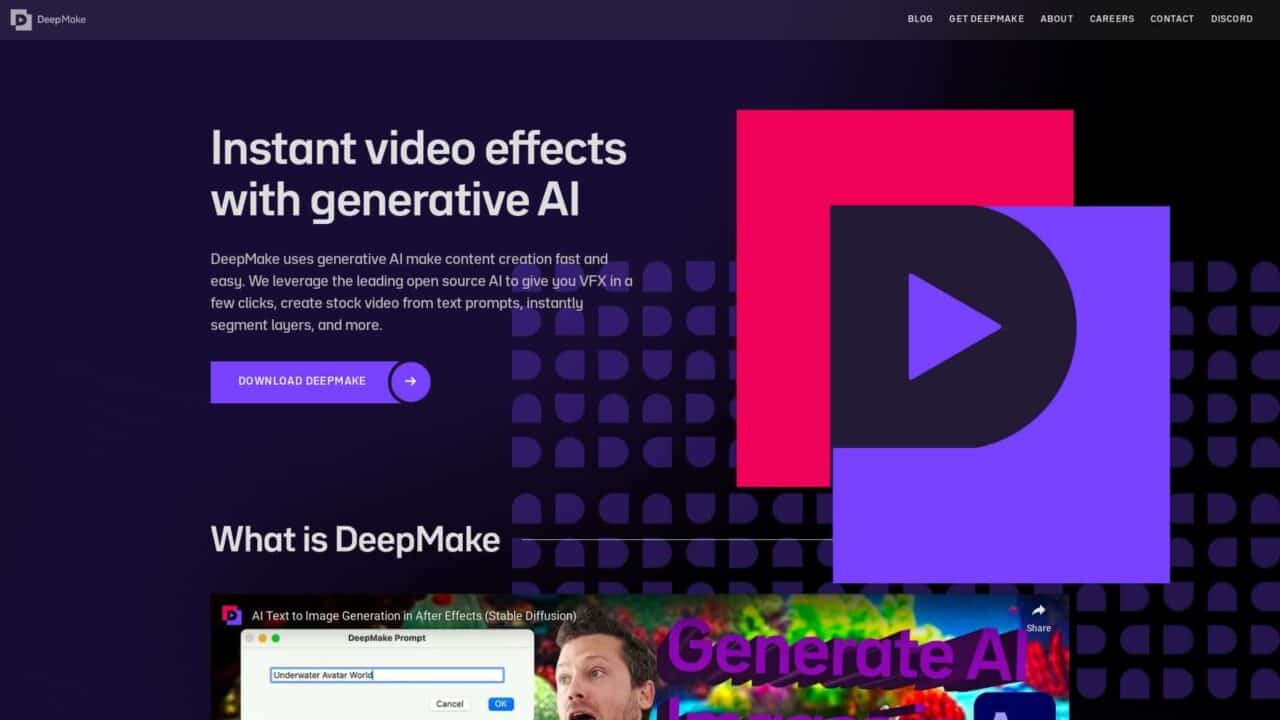 DeepMake | Create Stunning Visuals and Videos Effortlessly | Futureen