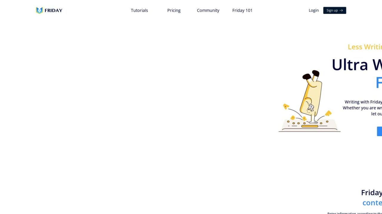 Hey Friday AI | Easy Content Creation Powered by AI | Futureen