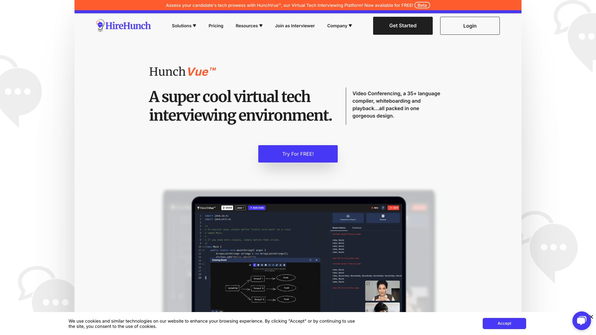 HunchVue | - Elevate Your Tech Hiring Process! | Futureen