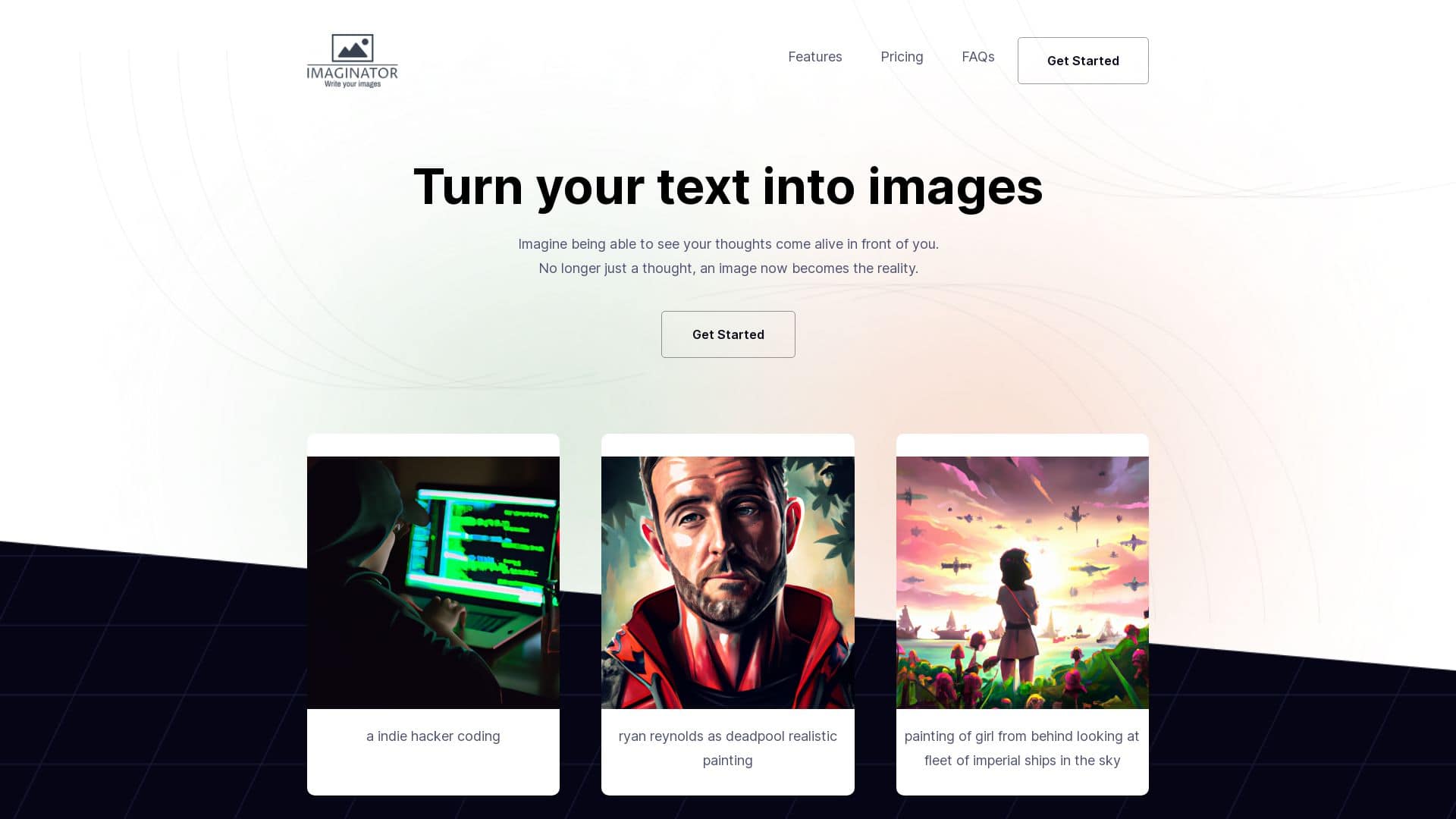 Imaginator | Turn Text into Beautiful Images with Ease | Futureen