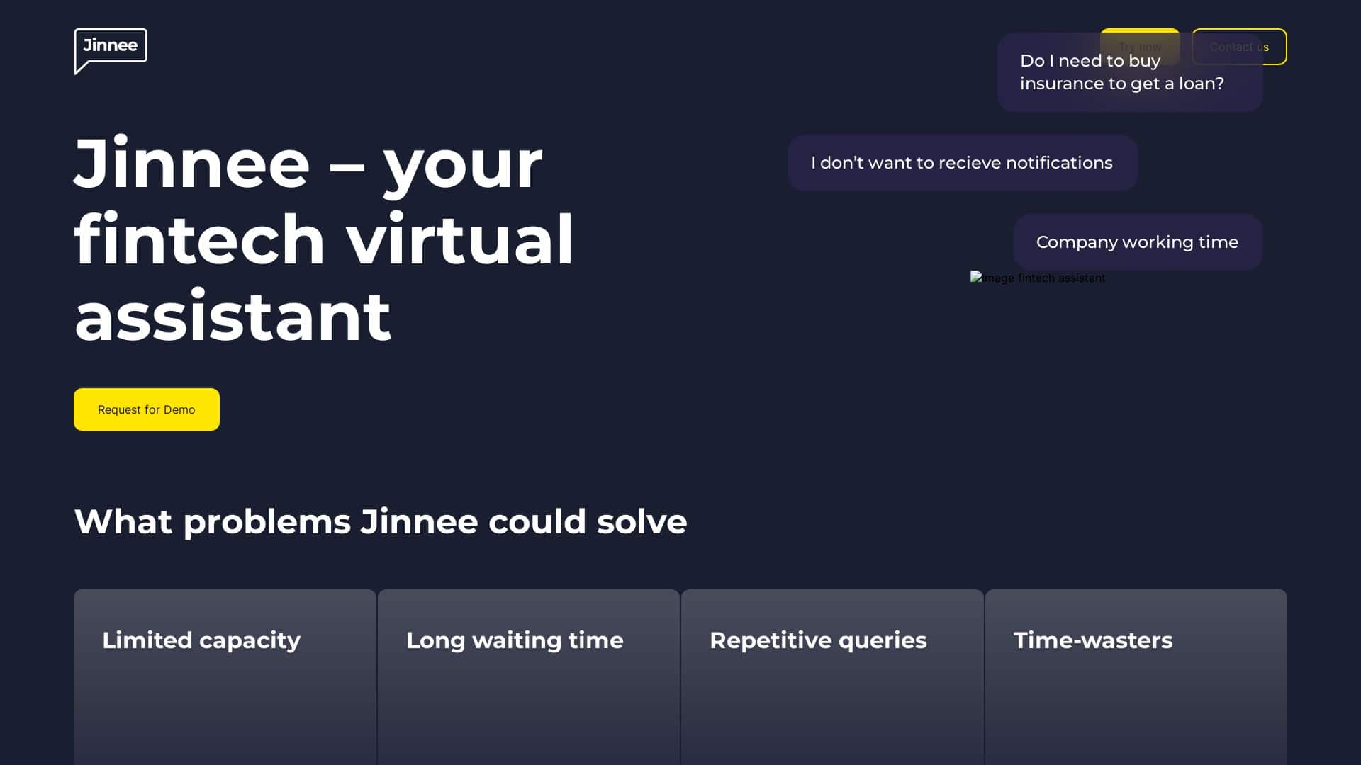 Jinnee | Simplify Financial Chatbots Without Coding | Futureen
