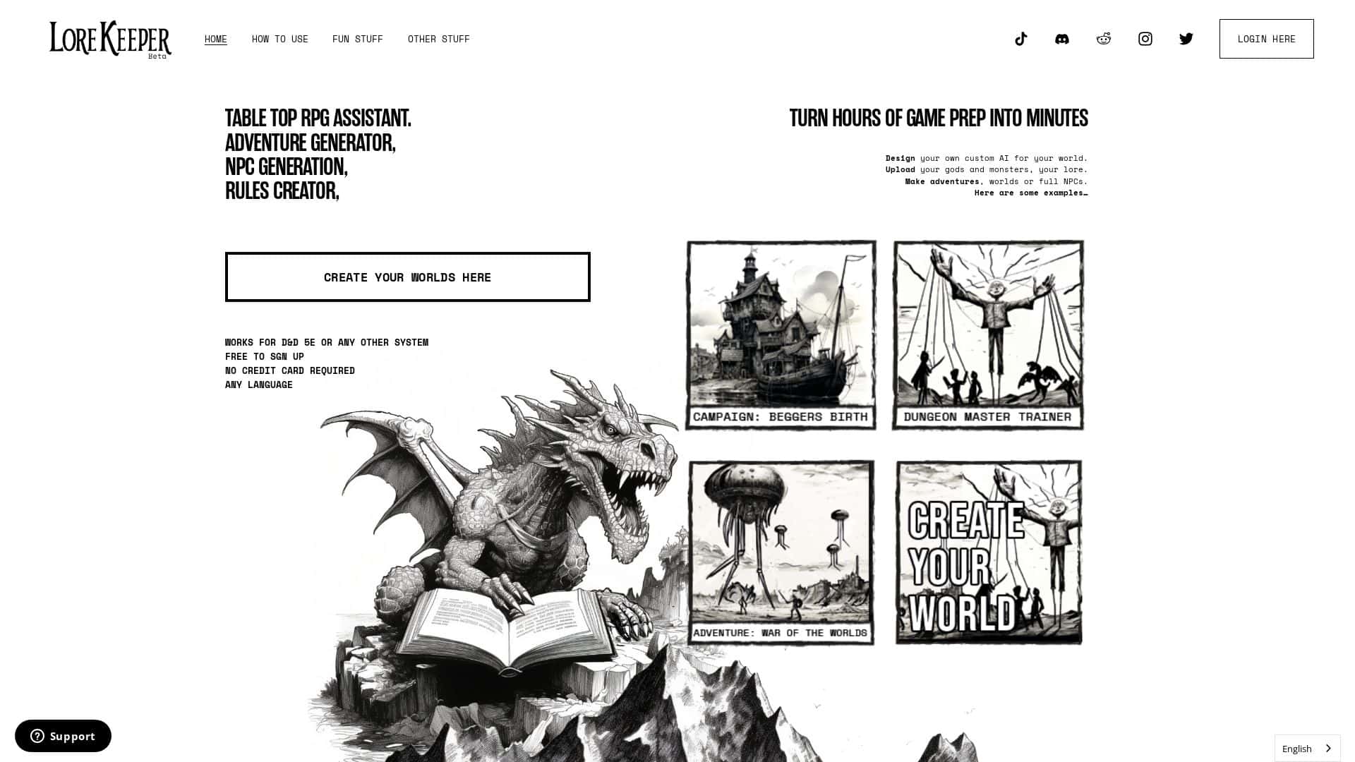 LoreKeeper | Enhance Your TTRPG Campaigns with Ease | Futureen