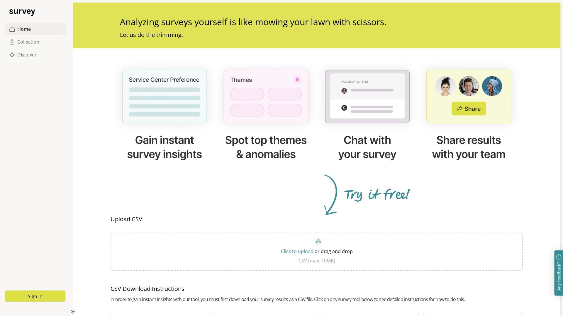 Survey | Gain Instant Insights with AI-Powered Analysis | Futureen