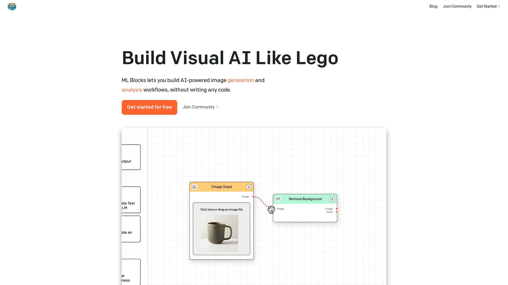 MLBlocks | Create AI Workflows Without Coding | Futureen