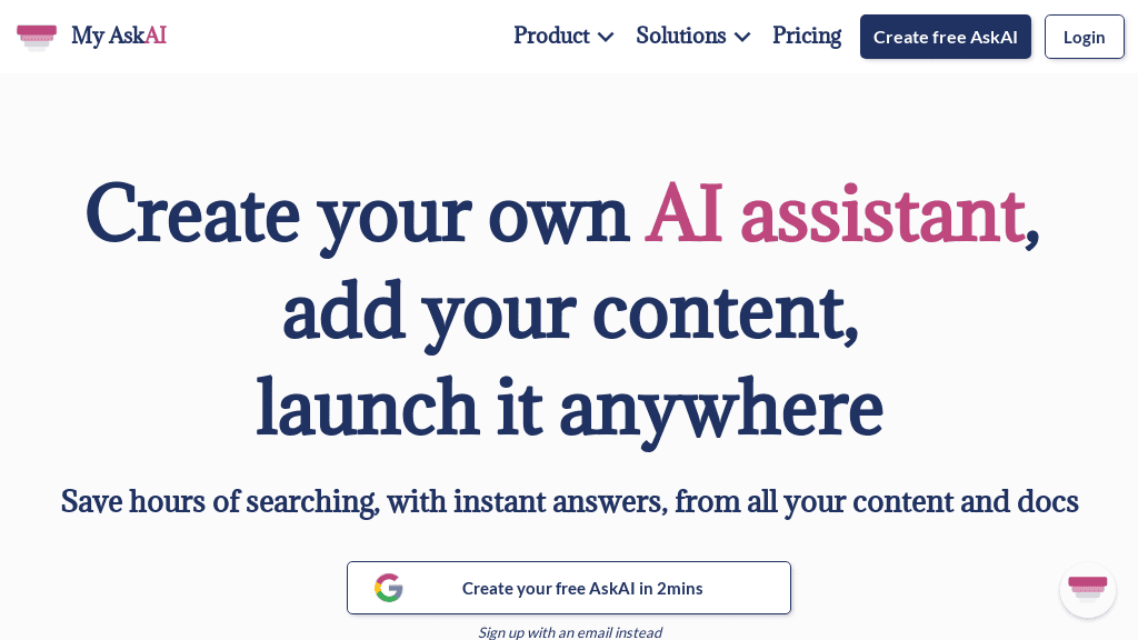 My AskAI | Instant answers for your content | Futureen