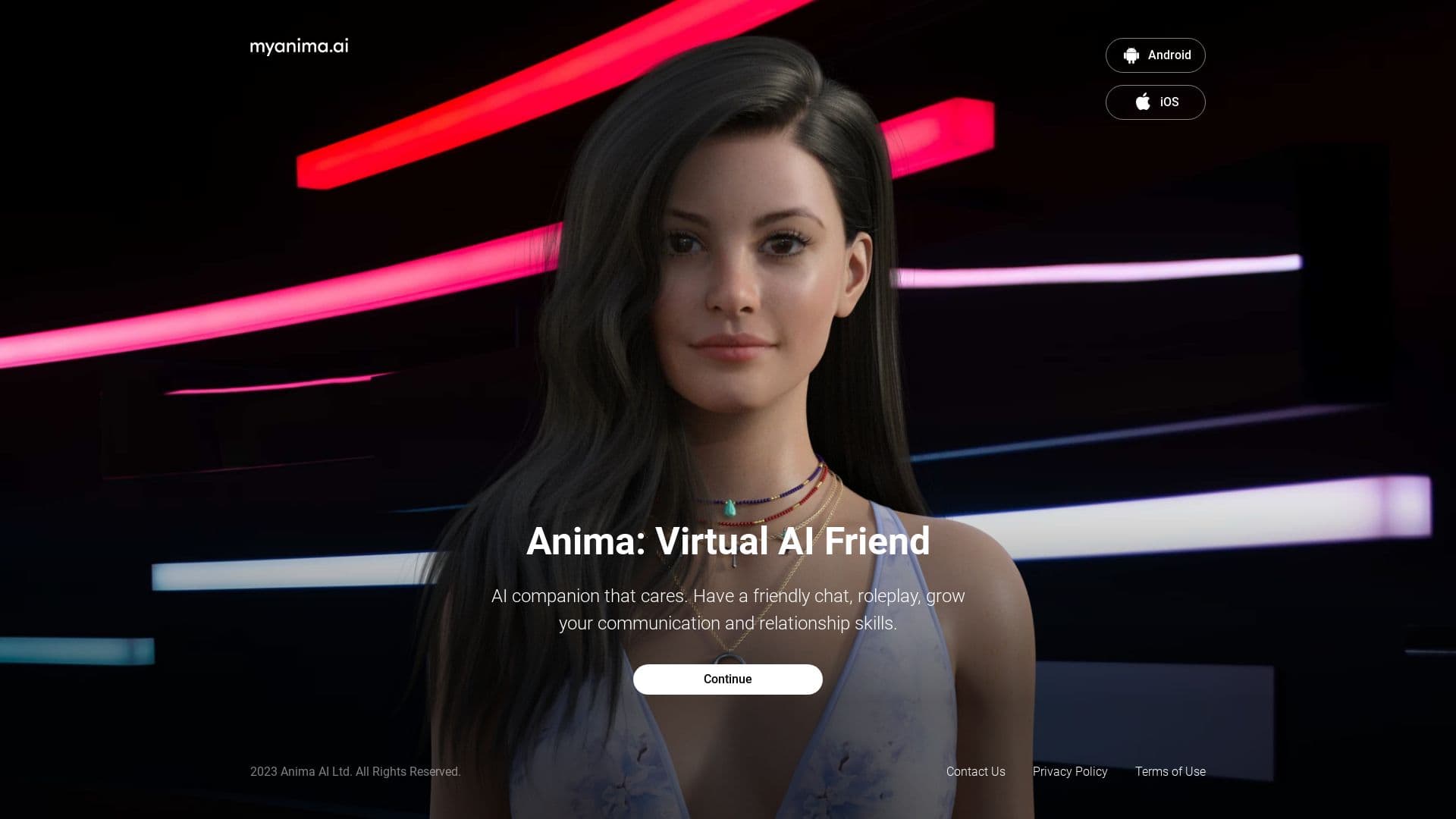MyAnima AI Companion | Connect, chat, and roleplay with your virtual friend | Futureen