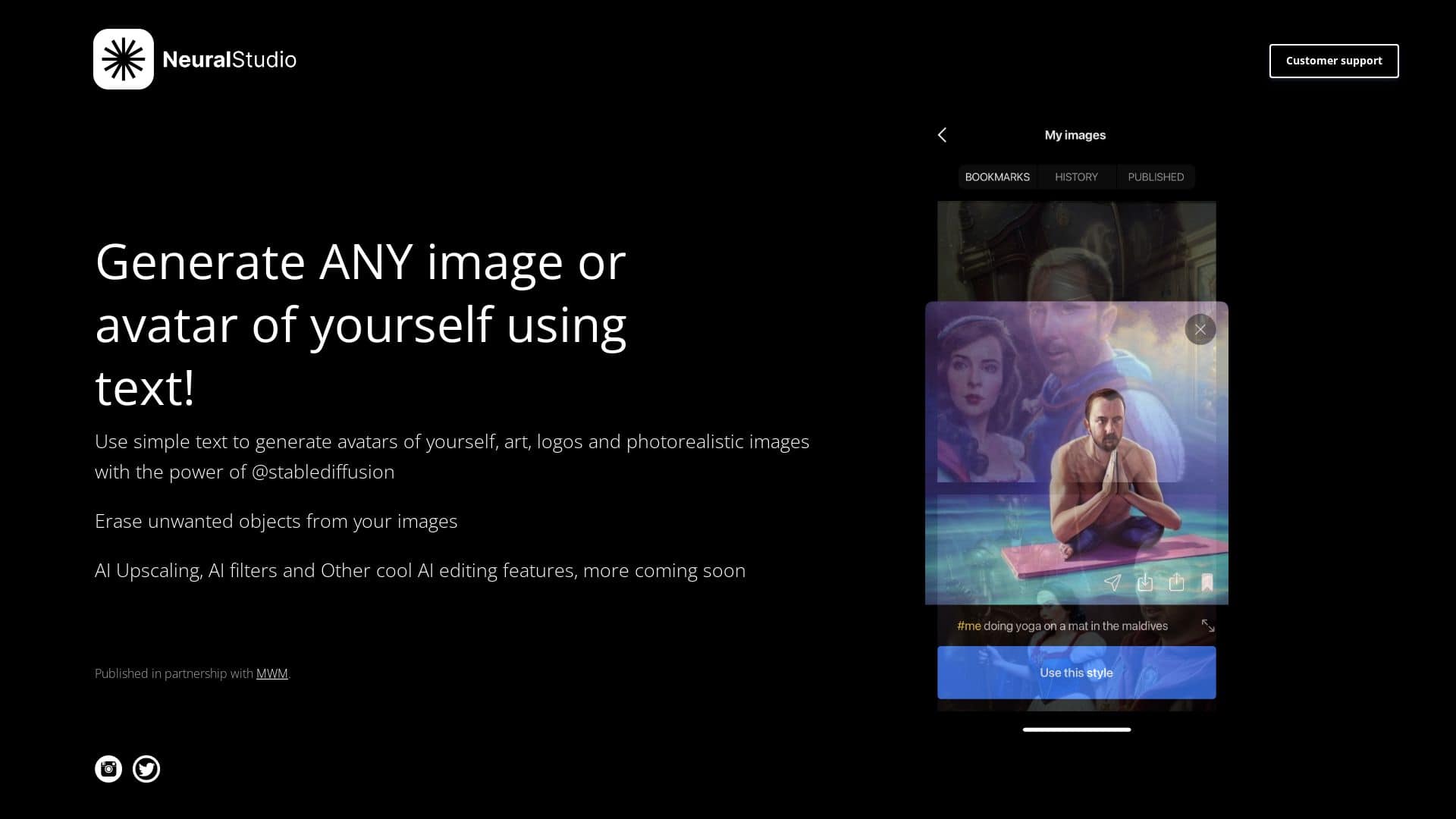 Neural Studio | Create Amazing Images with AI Power | Futureen