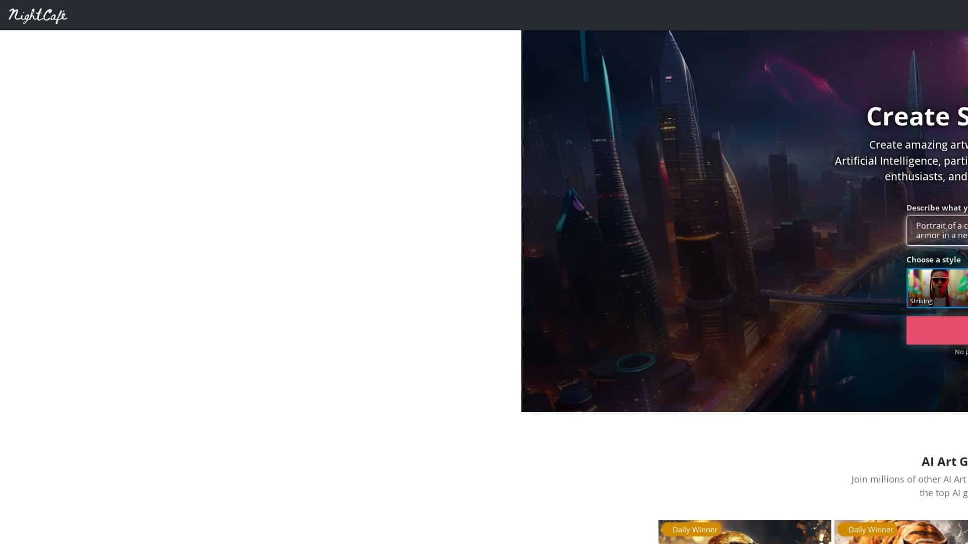 NightCafe | Create Beautiful AI Art with Ease | Futureen