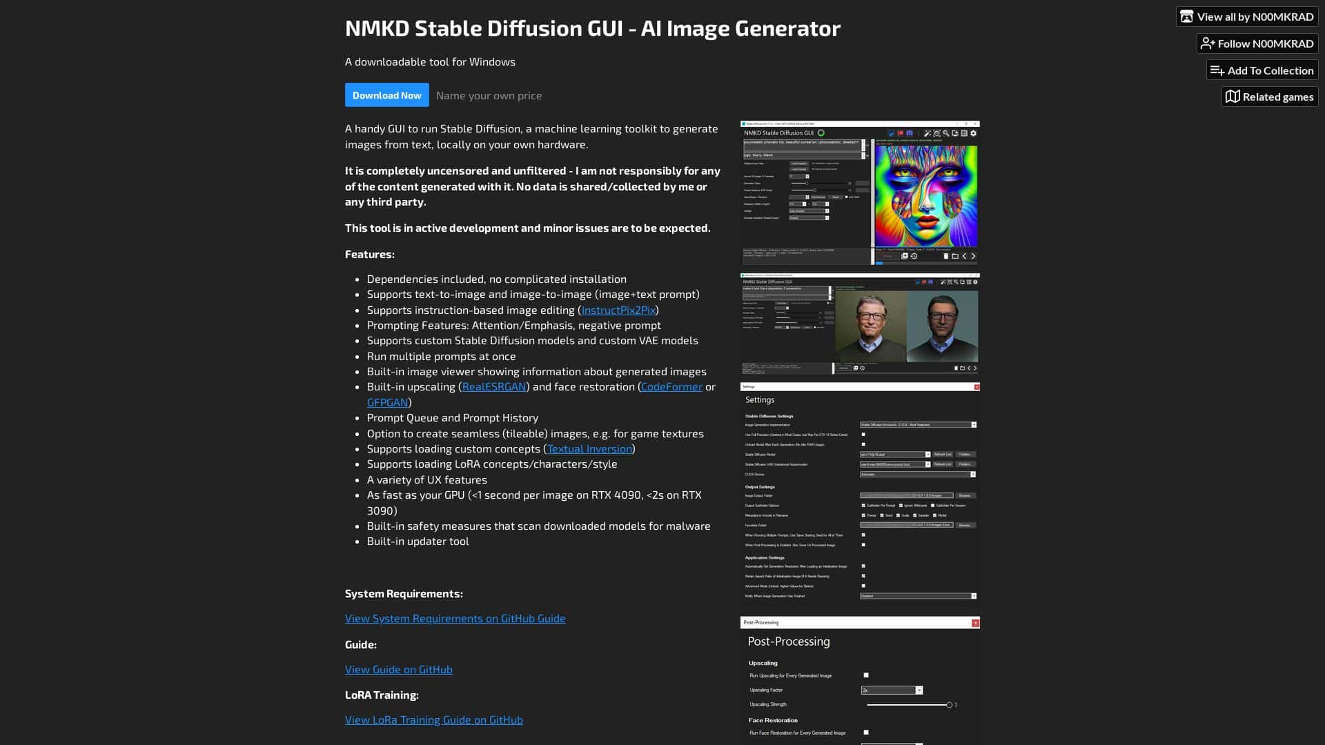 NMKD Stable Diffusion | Create Amazing Images from Text Prompt | Futureen