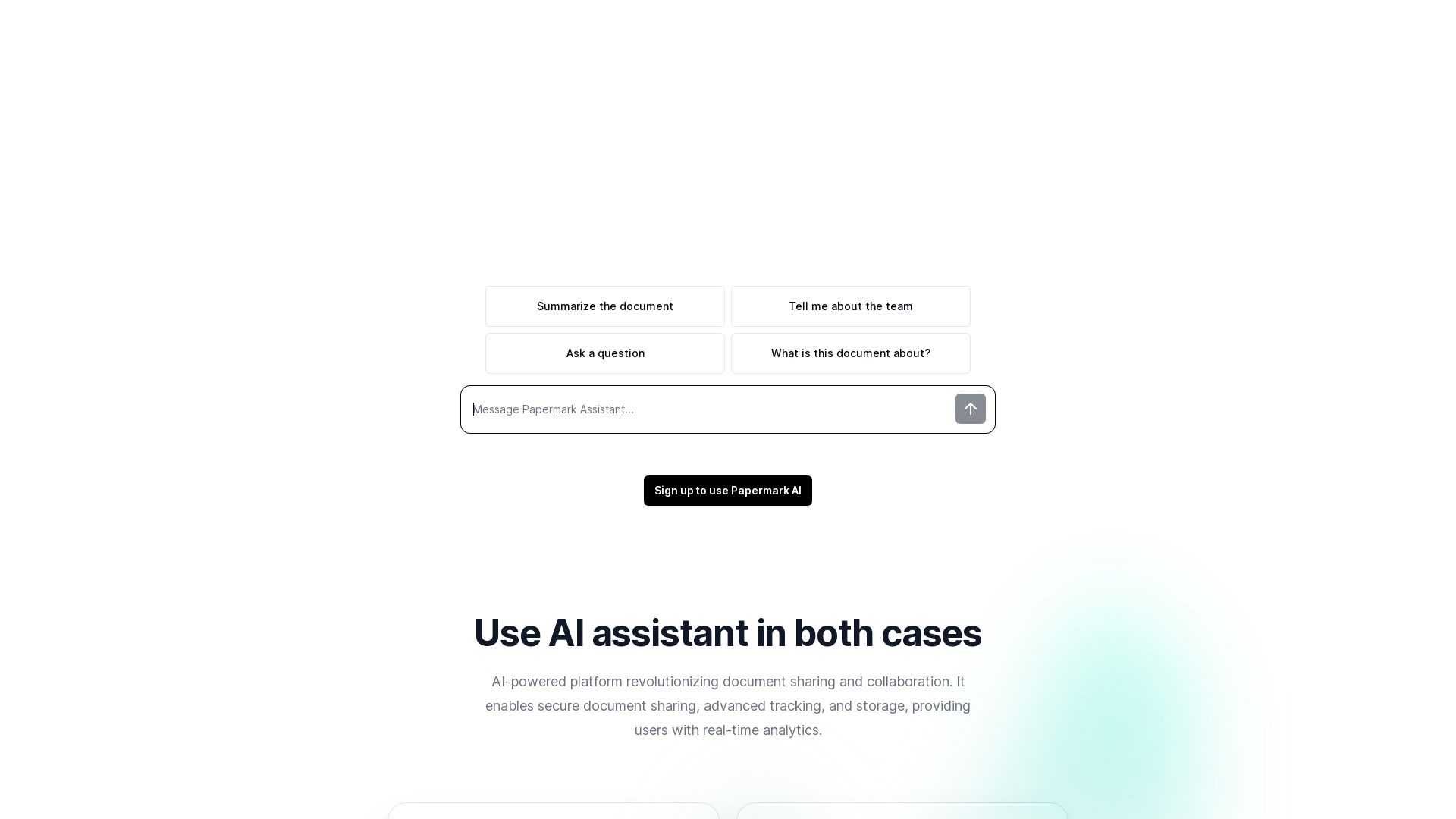 Papermark AI | Enhance Document Workflow with Secure Sharing | Futureen