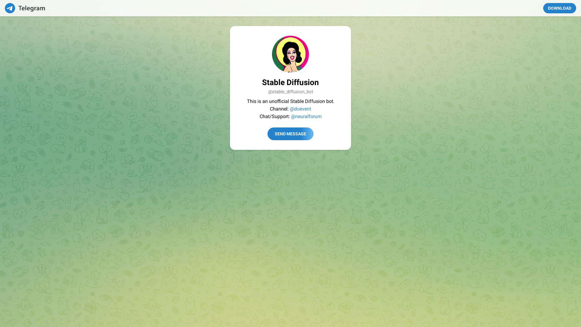 SD Telegram Bot | Create AI Art Effortlessly on Telegram | Futureen