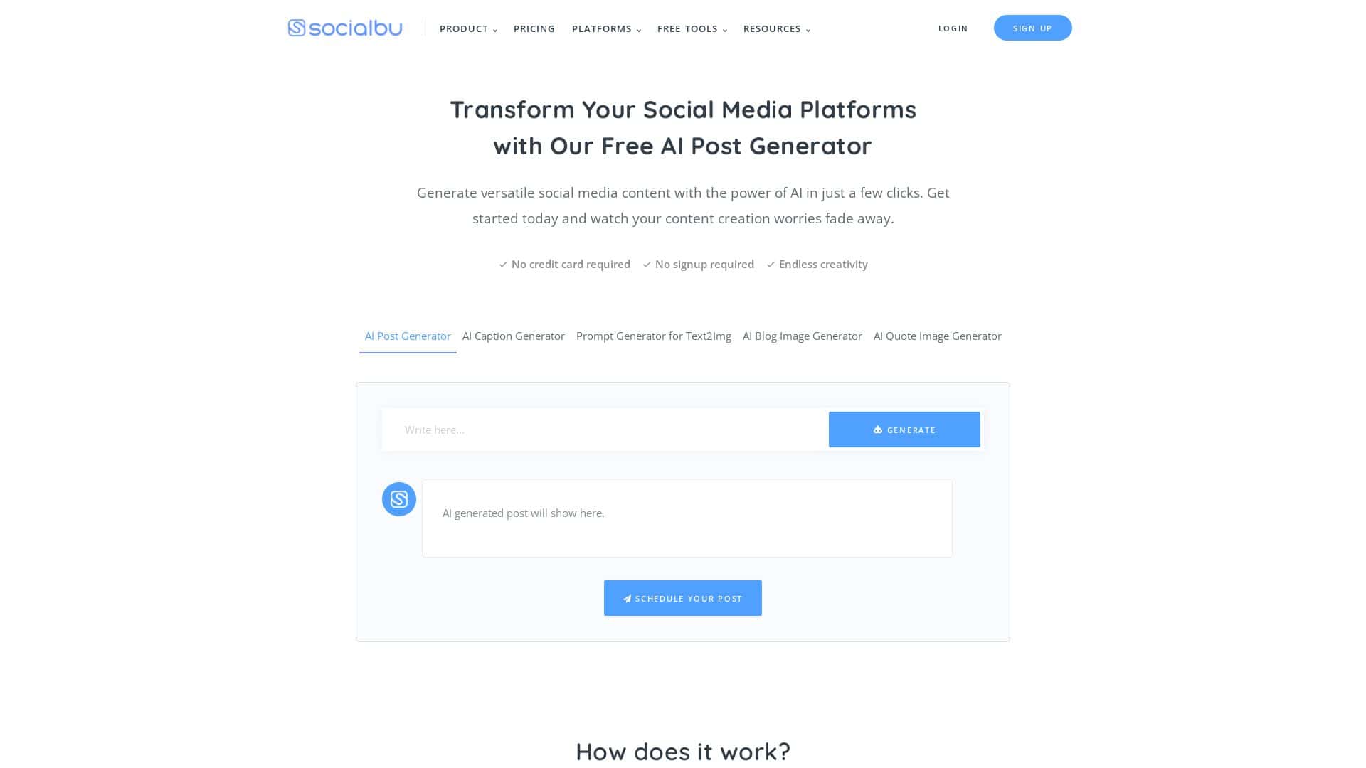 AI Social Media Post Writer | Streamline Content Creation with Ease ...