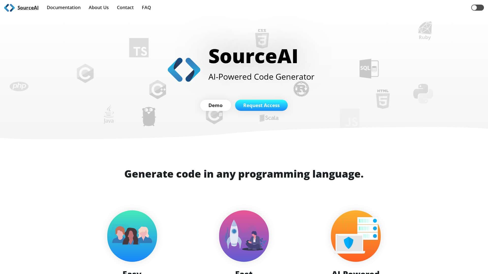 SourceAI | Simplifying Code Generation with the Power of AI | Futureen