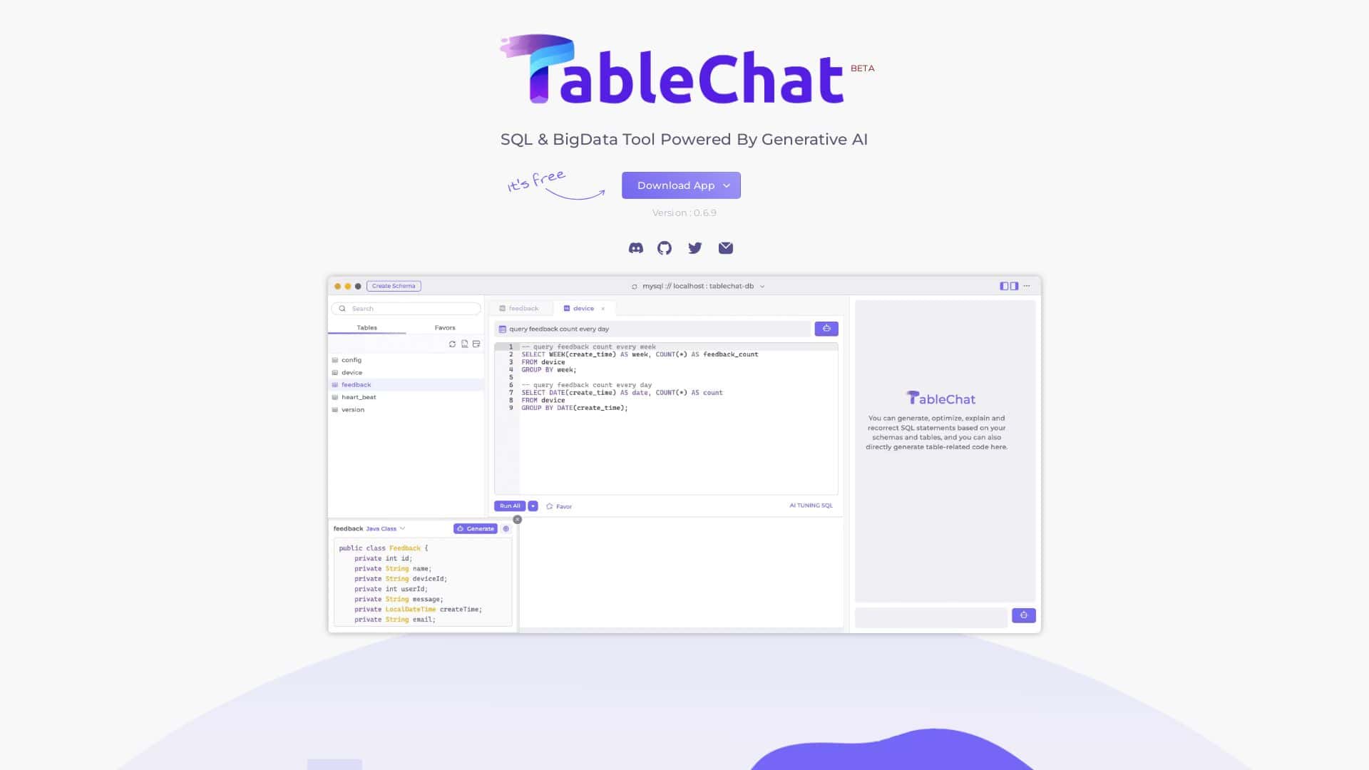 TableChat | Interact and visualize data easily through conversation ...