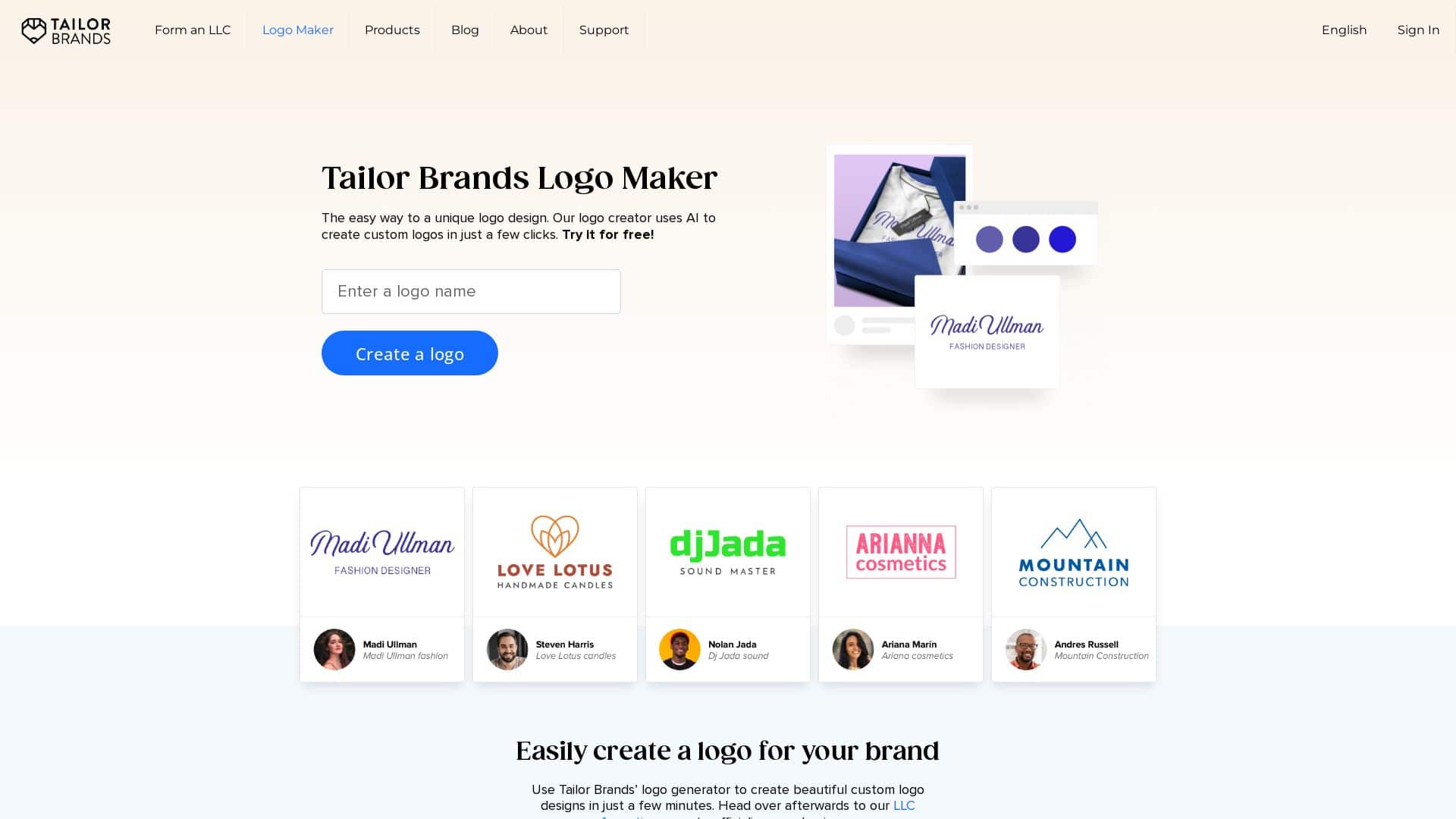 Tailor Brands | AI Logo Maker for Small Businesses | Futureen