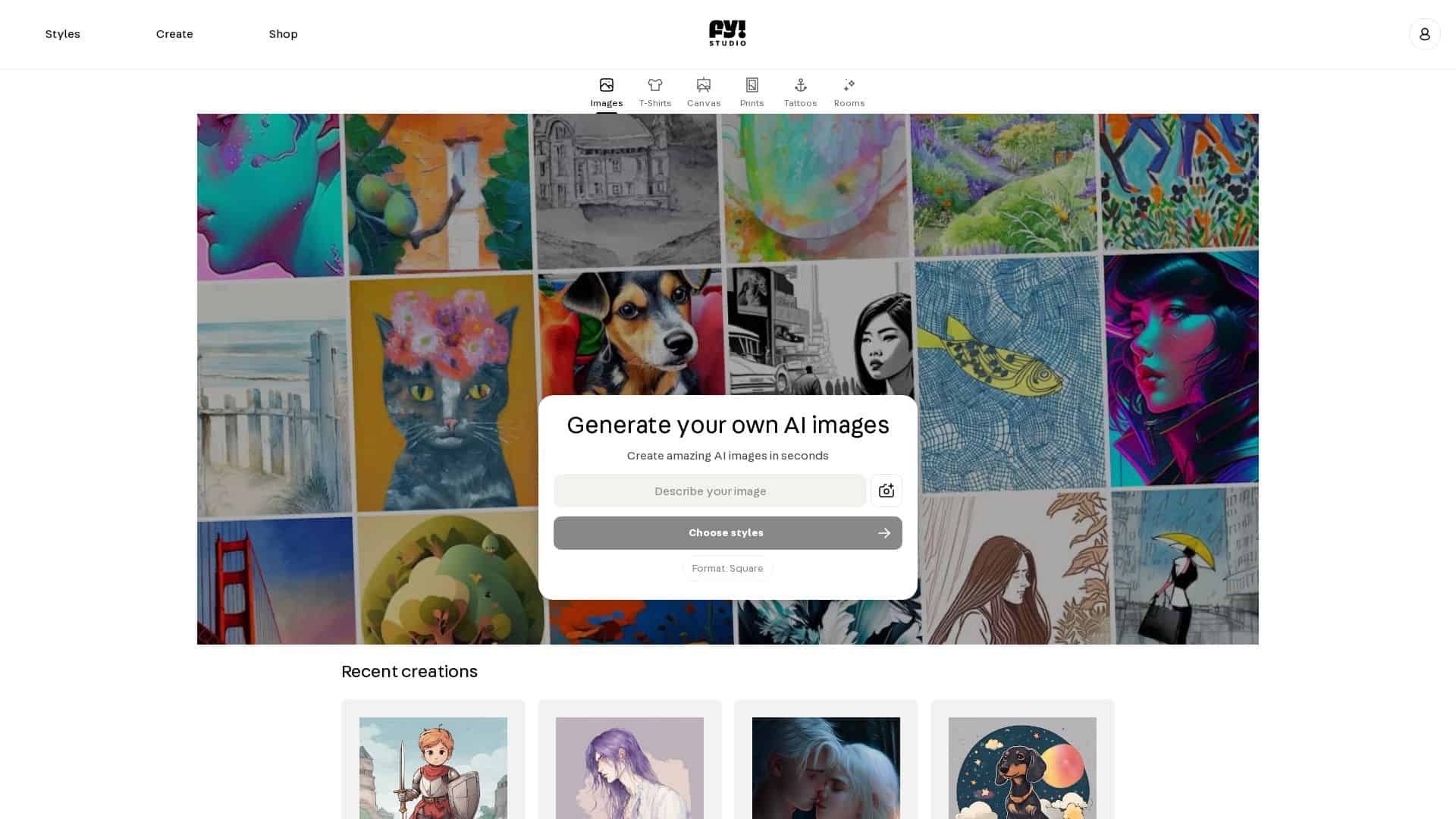 Fy! Studio | Create AI Art with Ease | Futureen