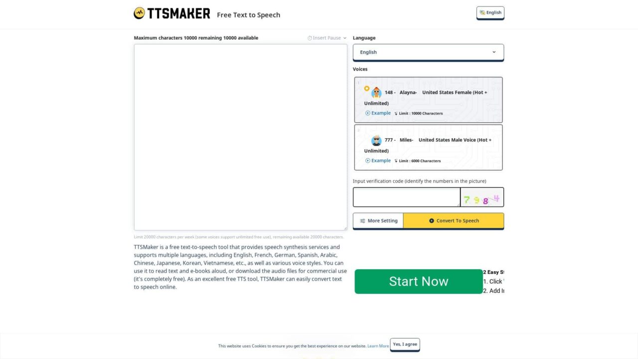 TTSMaker | Effortlessly Convert Text to Speech | Futureen