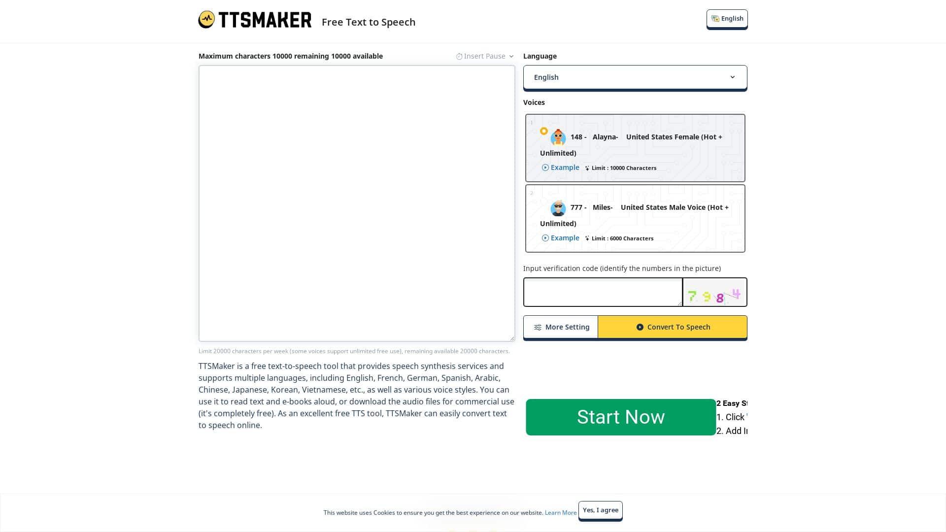 TTSMaker | Effortlessly Convert Text to Speech | Futureen