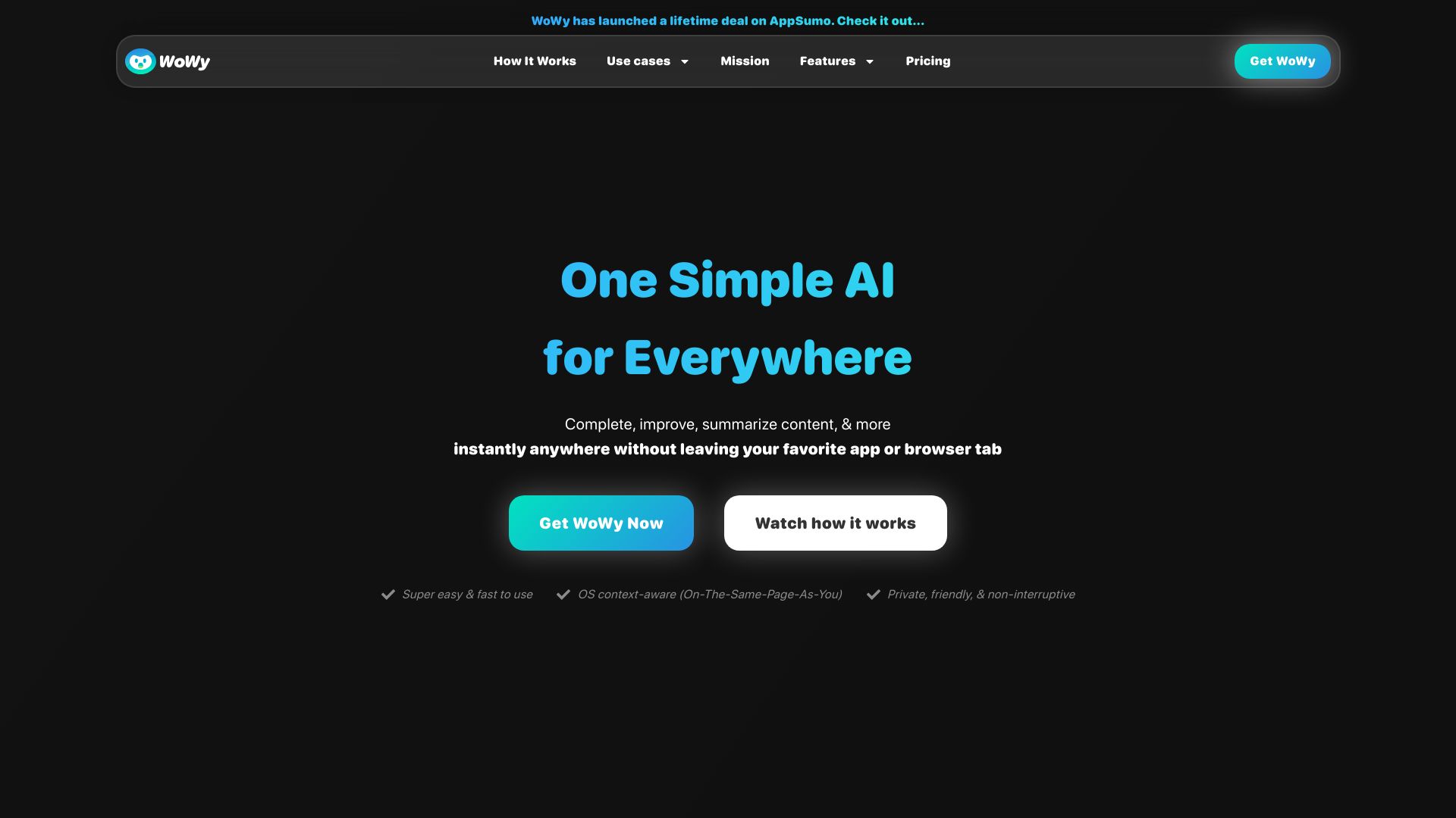 WoWy AI | Enhance Your Content Anytime! | Futureen