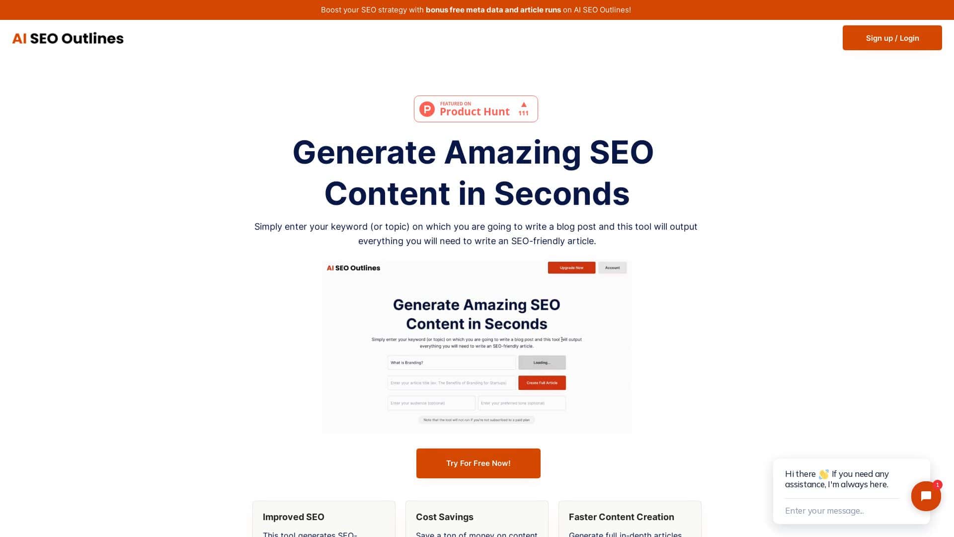 AI SEO Outlines | Craft SEO-Optimized Content with Ease | Futureen
