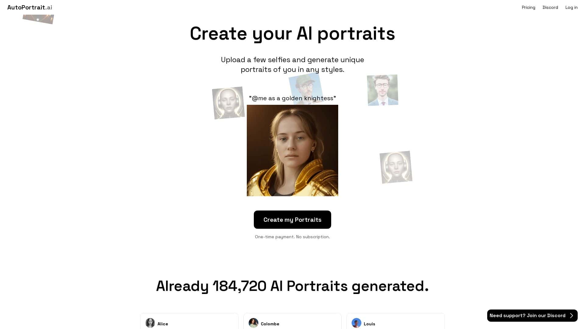 Autoportrait | AI Tool for Personalized Portraits | Futureen