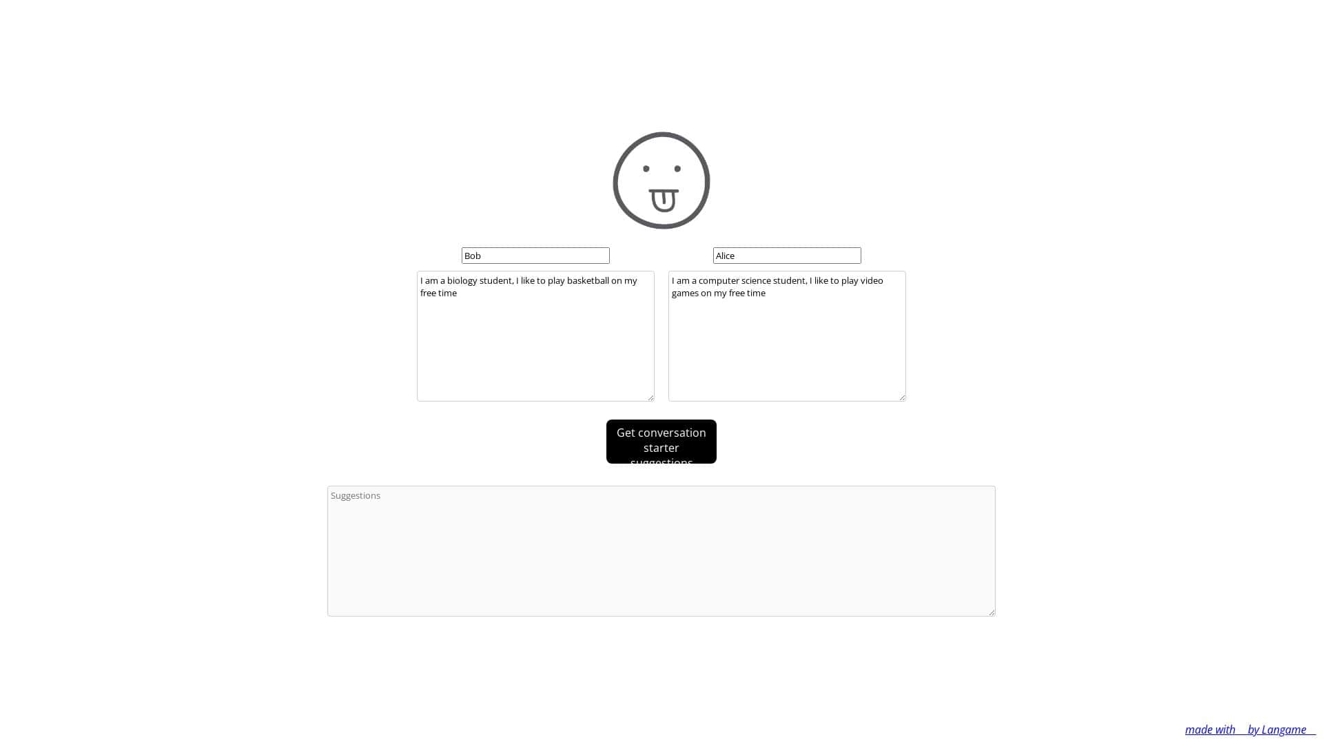 Chat-example | Personalized AI Conversation Starters for Deeper ...