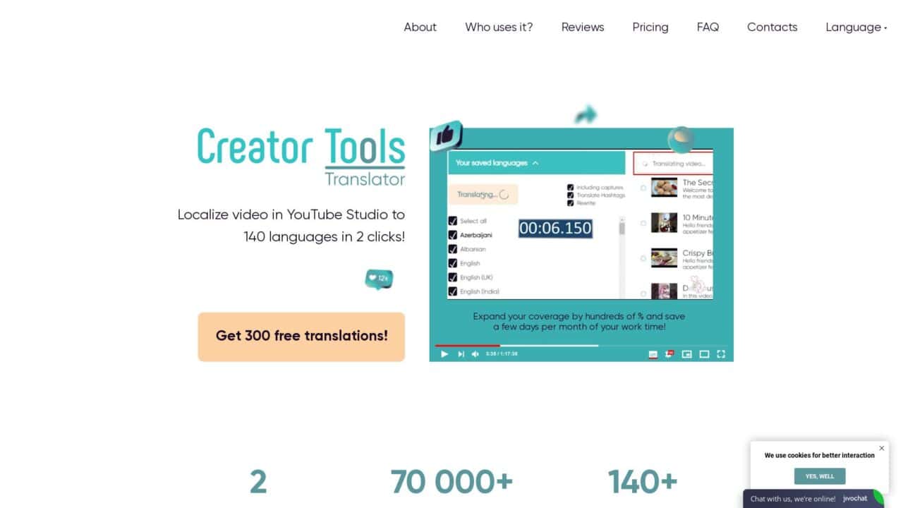 Creator Tools | Overcome Language Barriers and Broaden Your Global ...