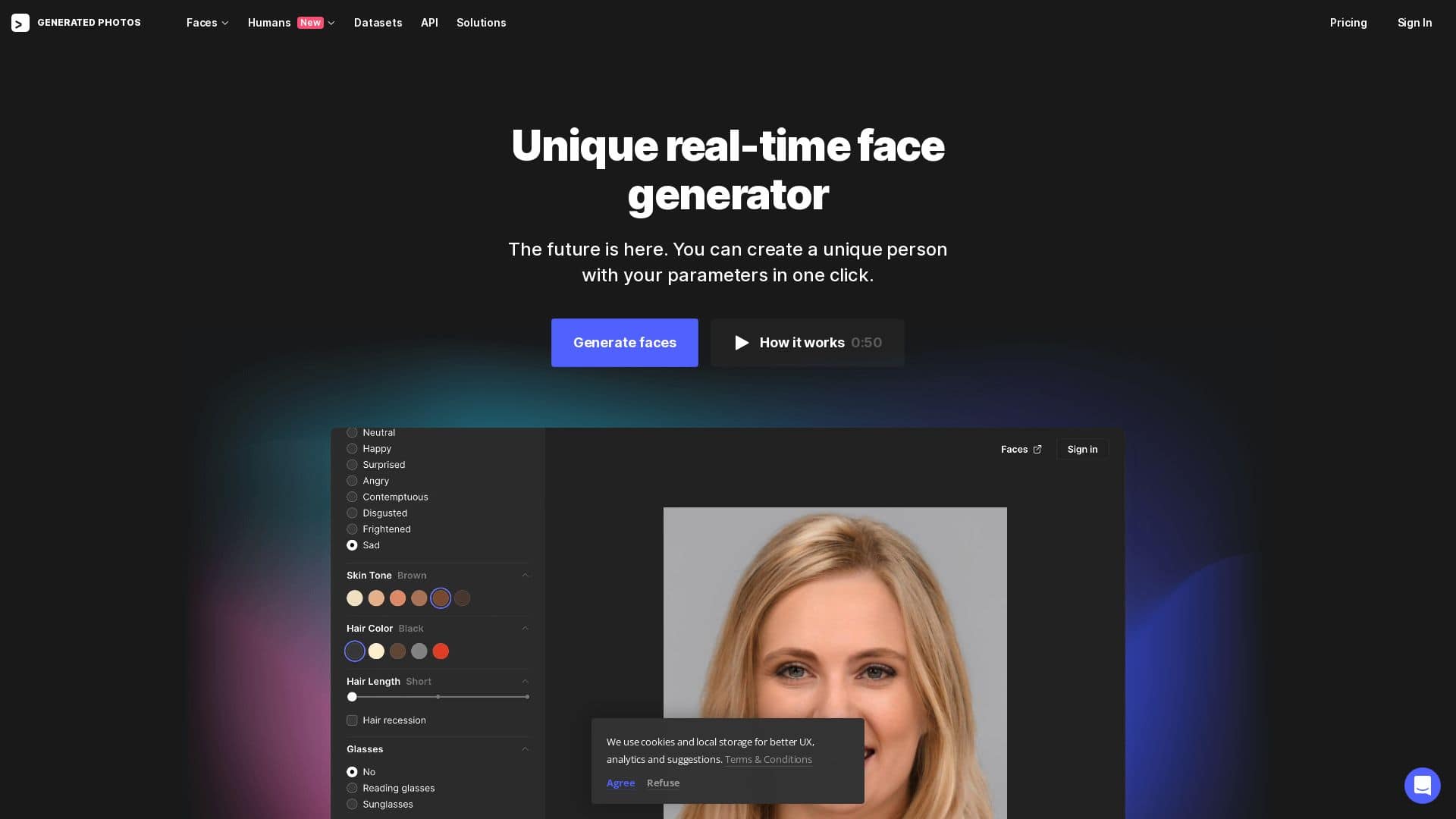 Face-generator | AI-Powered Human Image Creation Tool | Futureen