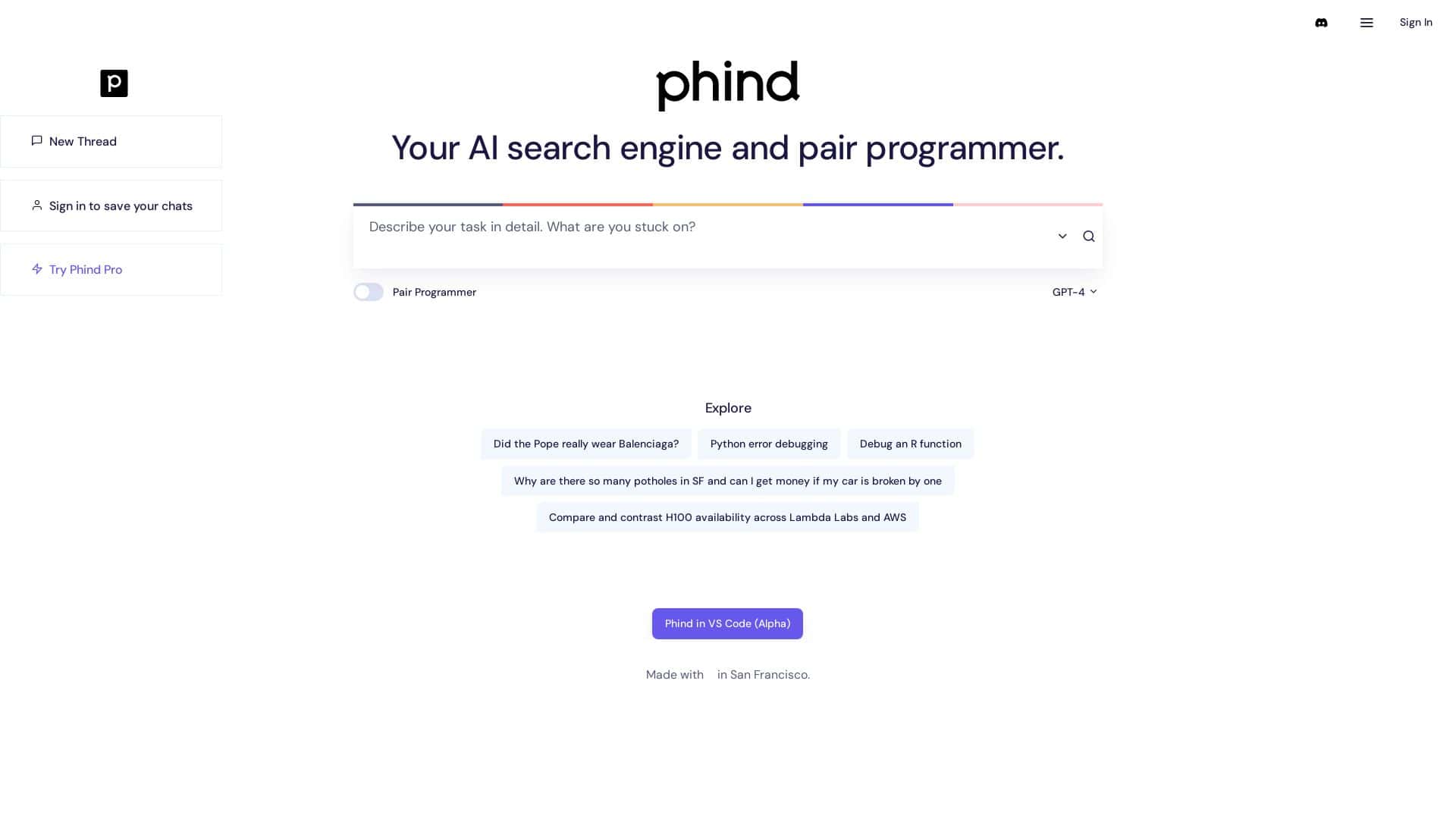 Phind | Transforming Search with AI-Powered Precision | Futureen