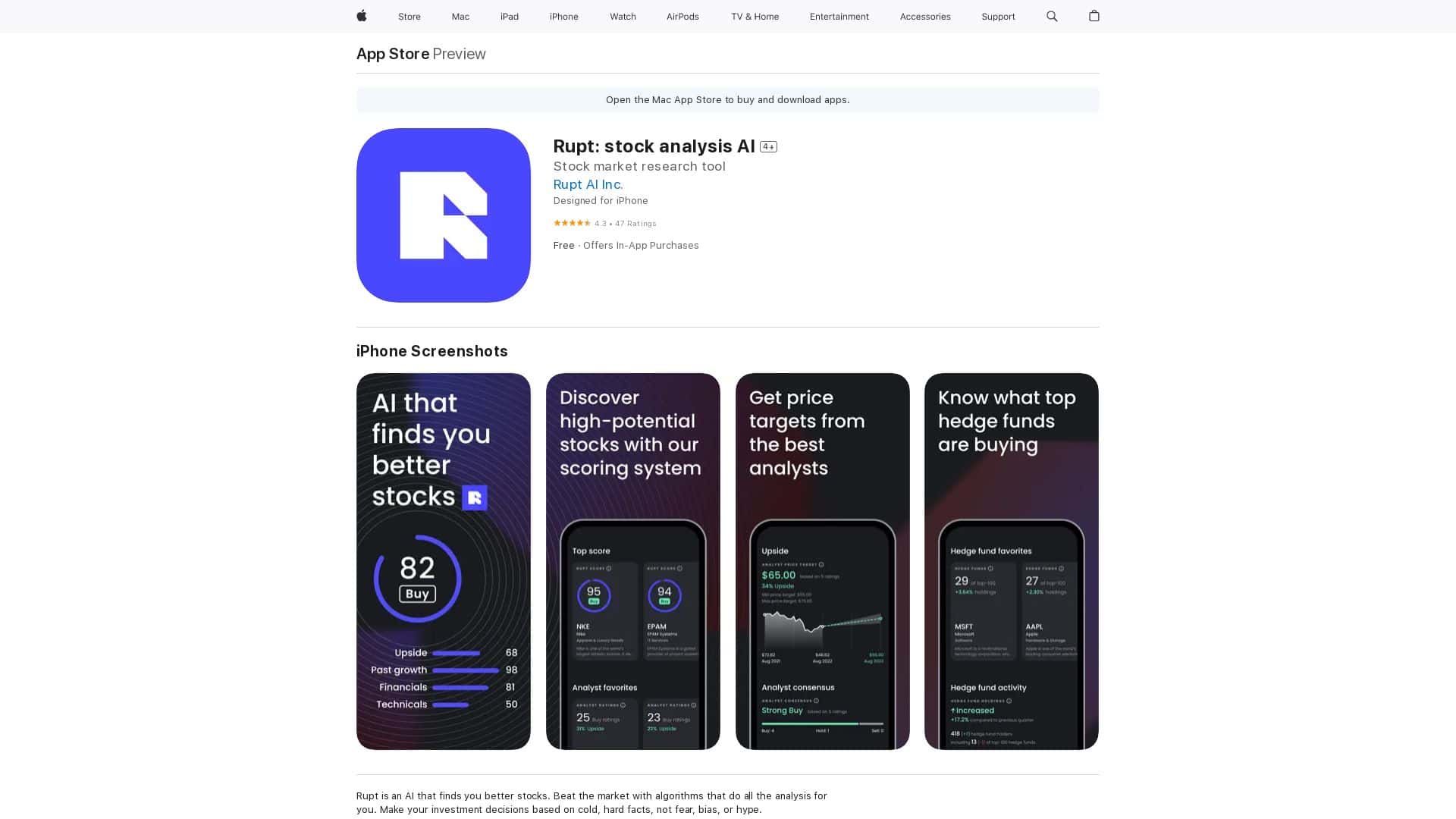 Rupt | Simplify Stock Analysis with AI Insights | Futureen