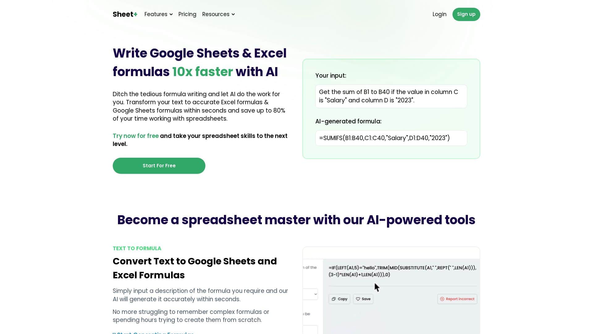 SheetPlus AI | Advanced Assistant for Excel and Google Sheets | Futureen