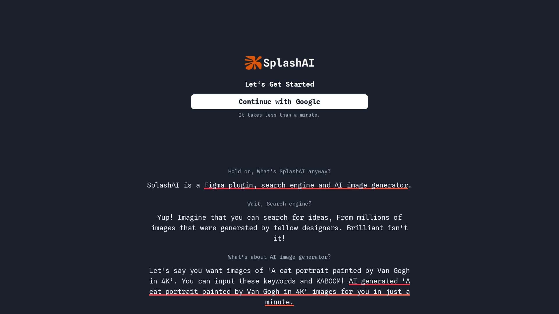SplashAI | Create Beautiful Images from Text with Ease | Futureen