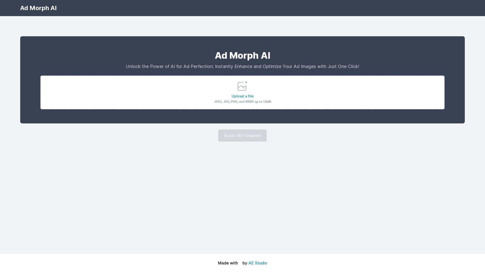 Ad Morph AI | Optimize Your Ad Visuals with AI | Futureen