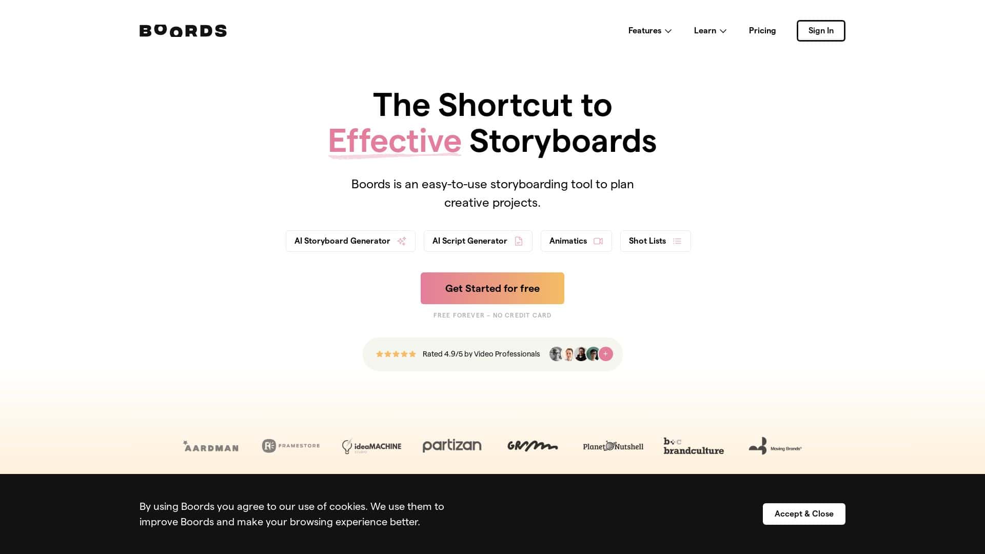 AI Storyboard Generator | Create Storyboards Easily Today! | Futureen