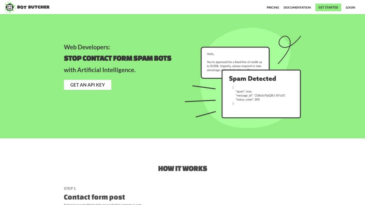 Bot Butcher | Advanced Anti|Spam Tool for Forms | Futureen