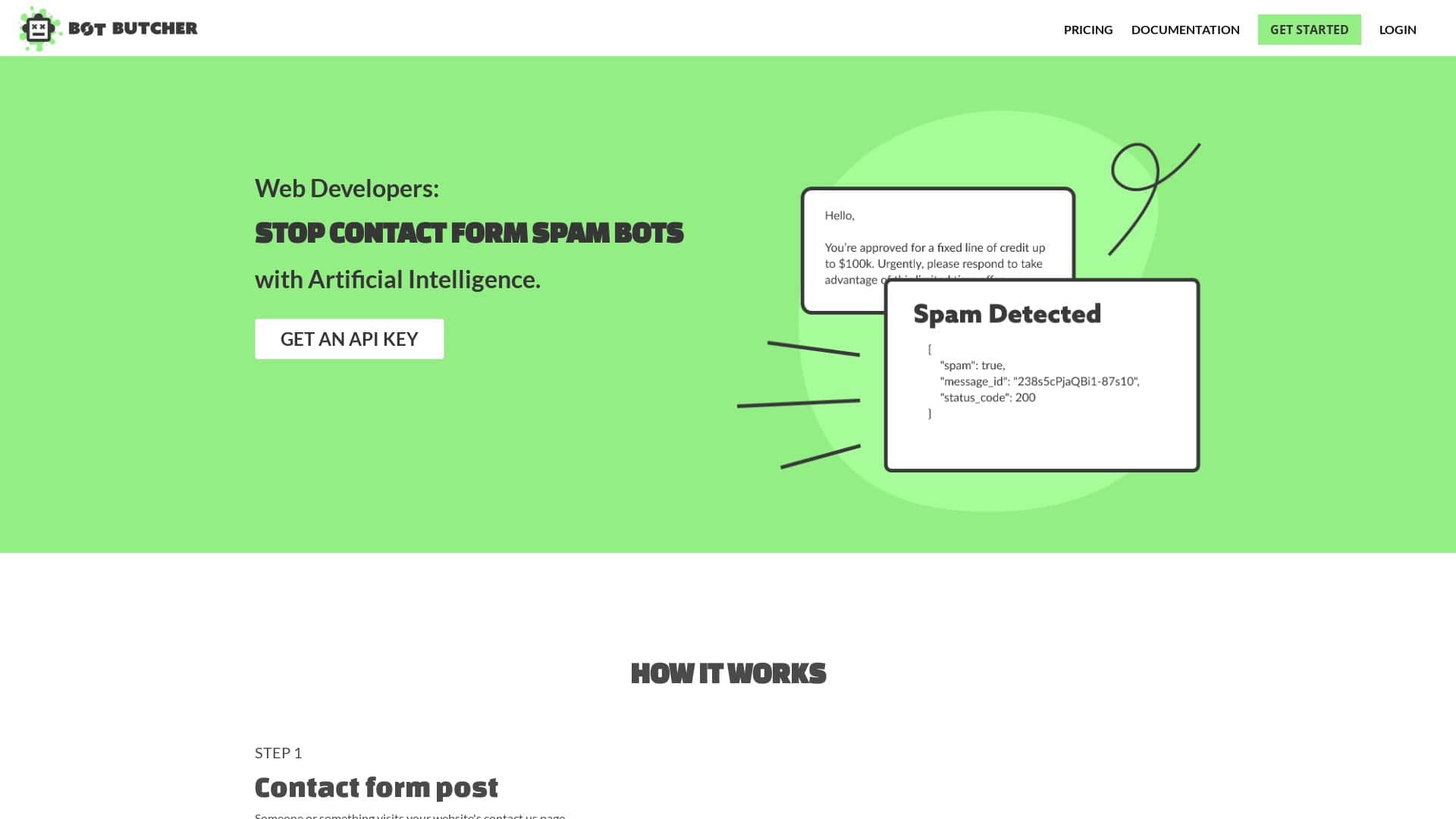 Bot Butcher | Advanced Anti|Spam Tool for Forms | Futureen
