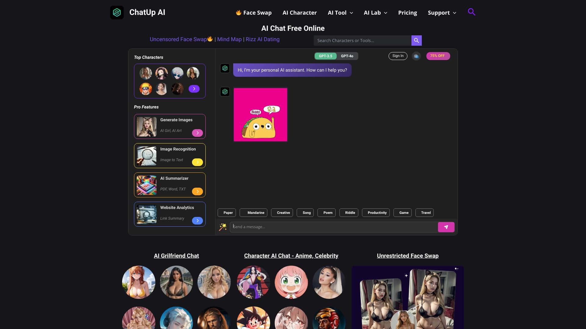 ChatUp AI | Experience the Potential of AI Chatting | Futureen