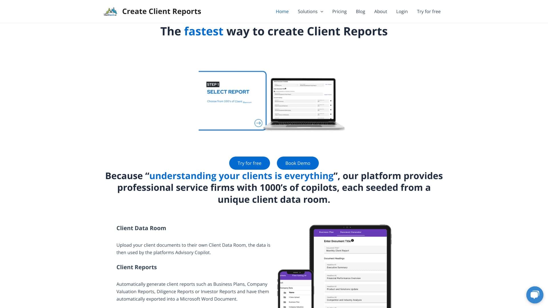 Client Reports | Quick, Precise, and Personalized Reporting | Futureen