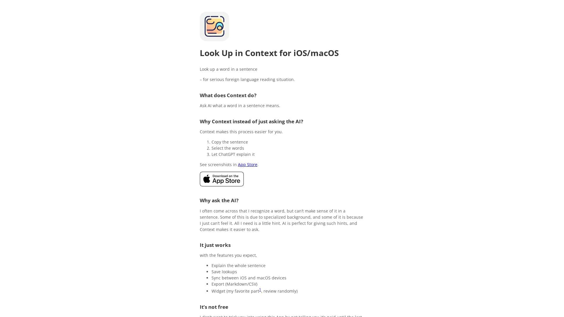Context | Improve language understanding with AI contextual definitions | Futureen