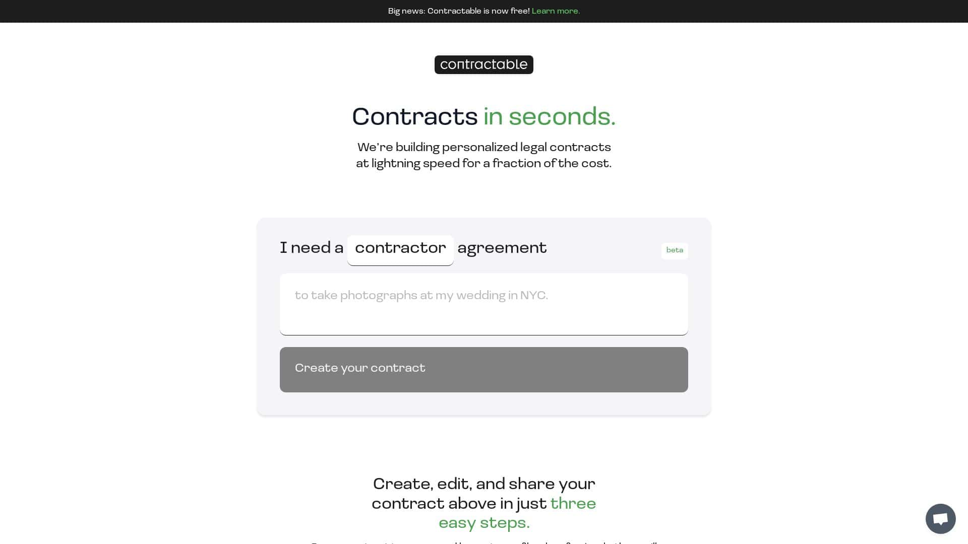 Contractable | Customize Legal Contracts in Seconds | Futureen