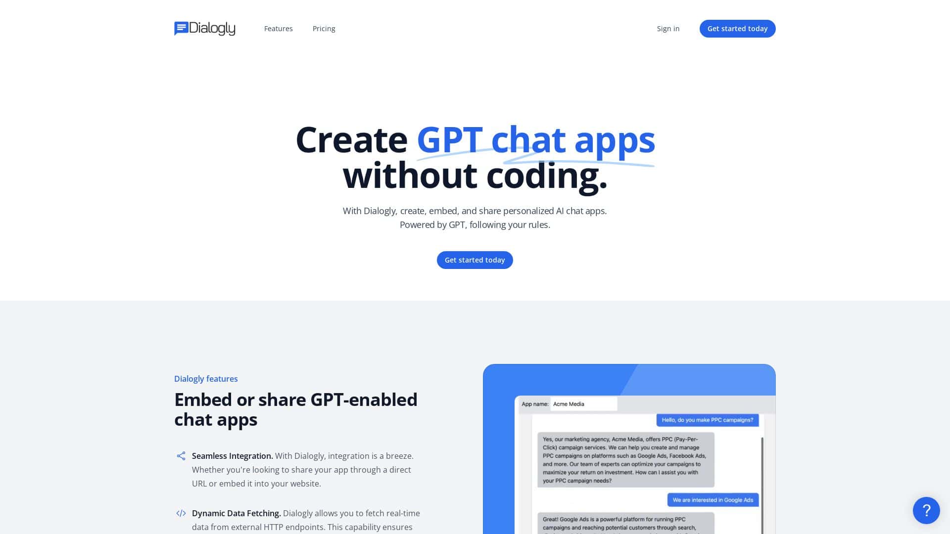 Dialogly.ai | Create Engaging Chatbots Without Coding | Futureen