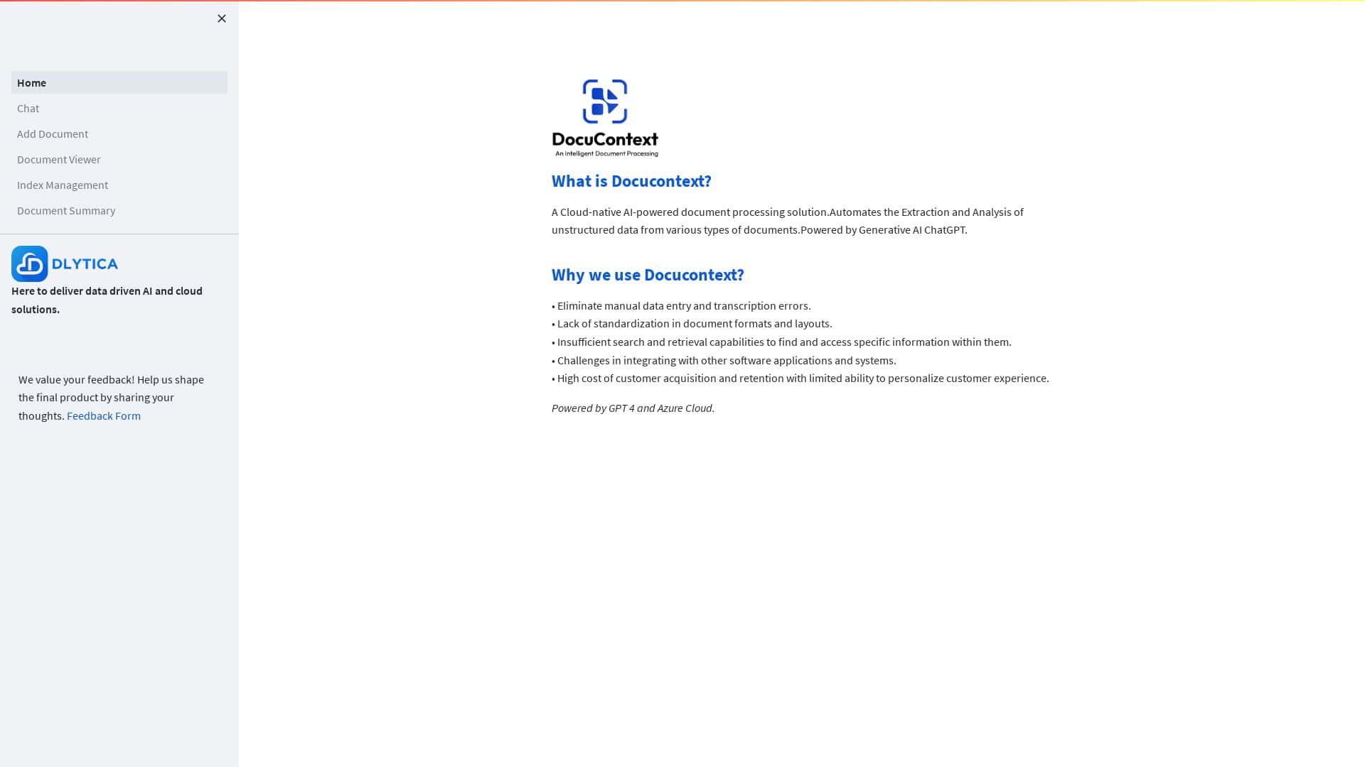 DocuContext | AI tool for efficient document analysis | Futureen