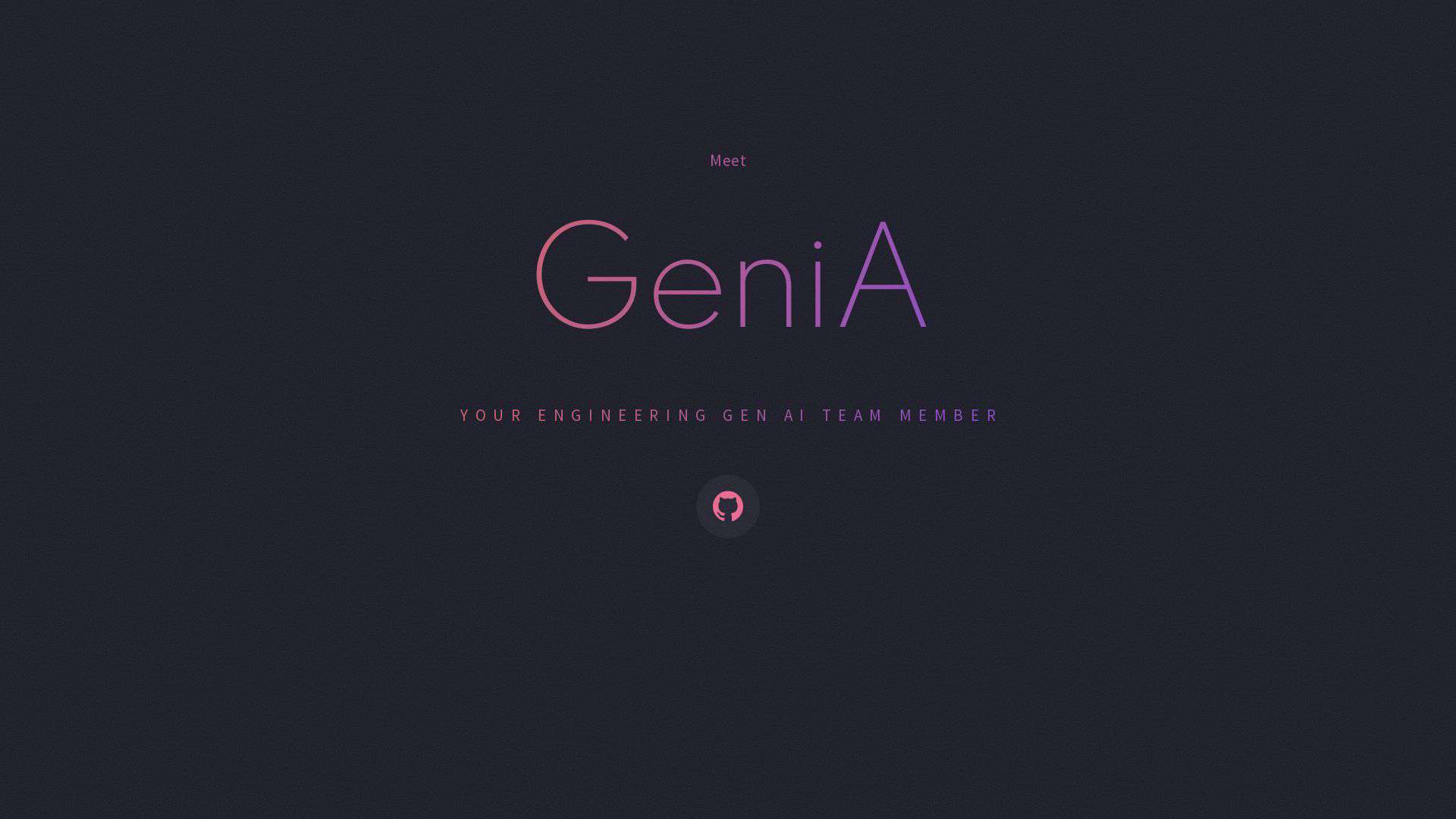 GeniA | Your Engineering AI Team Member | Futureen