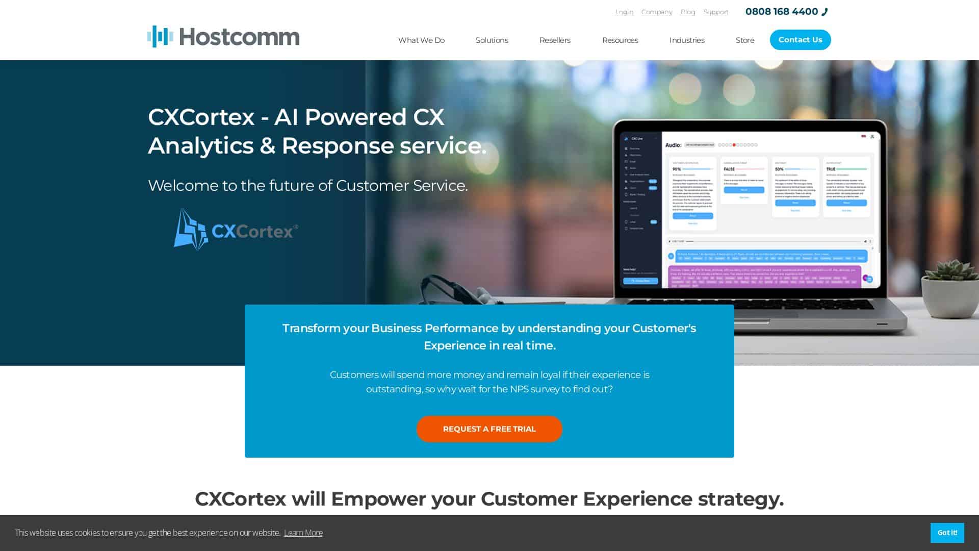 Hostcomm CX Analytics | Elevate Your AI Contact Centre | Futureen