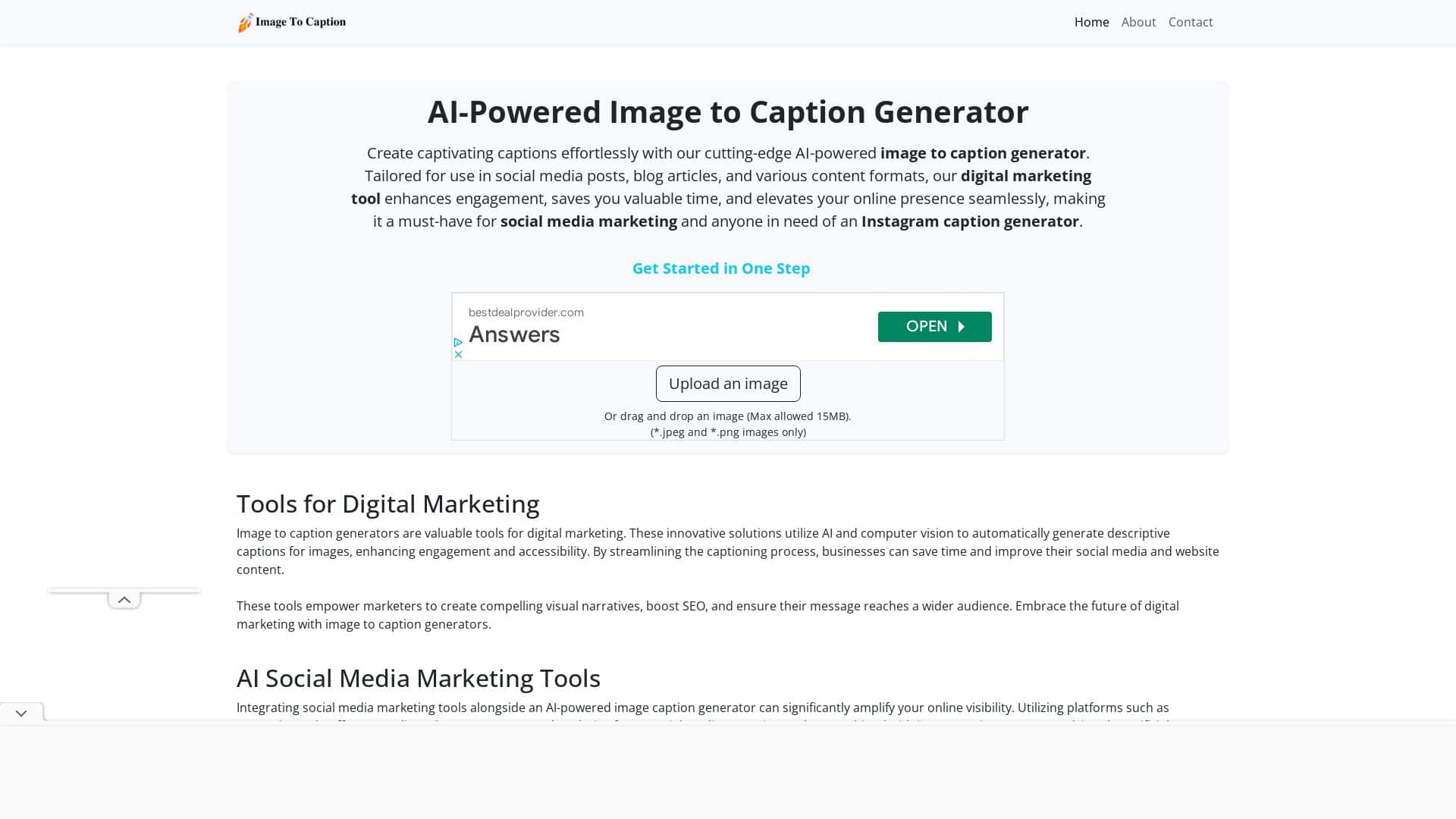 Image|to|Caption | AI Captions for Visuals | Futureen