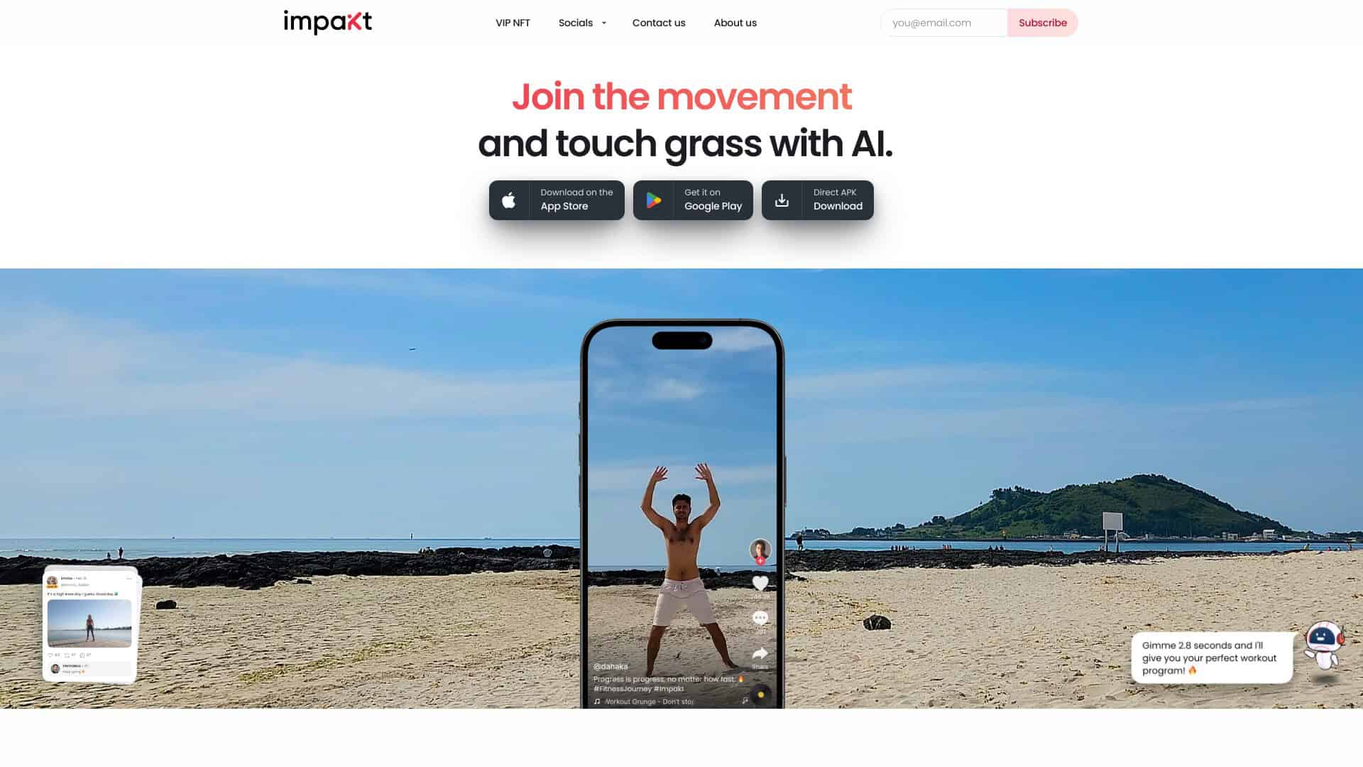 Impakt AI Coach | Your Smart Fitness Partner for Success | Futureen